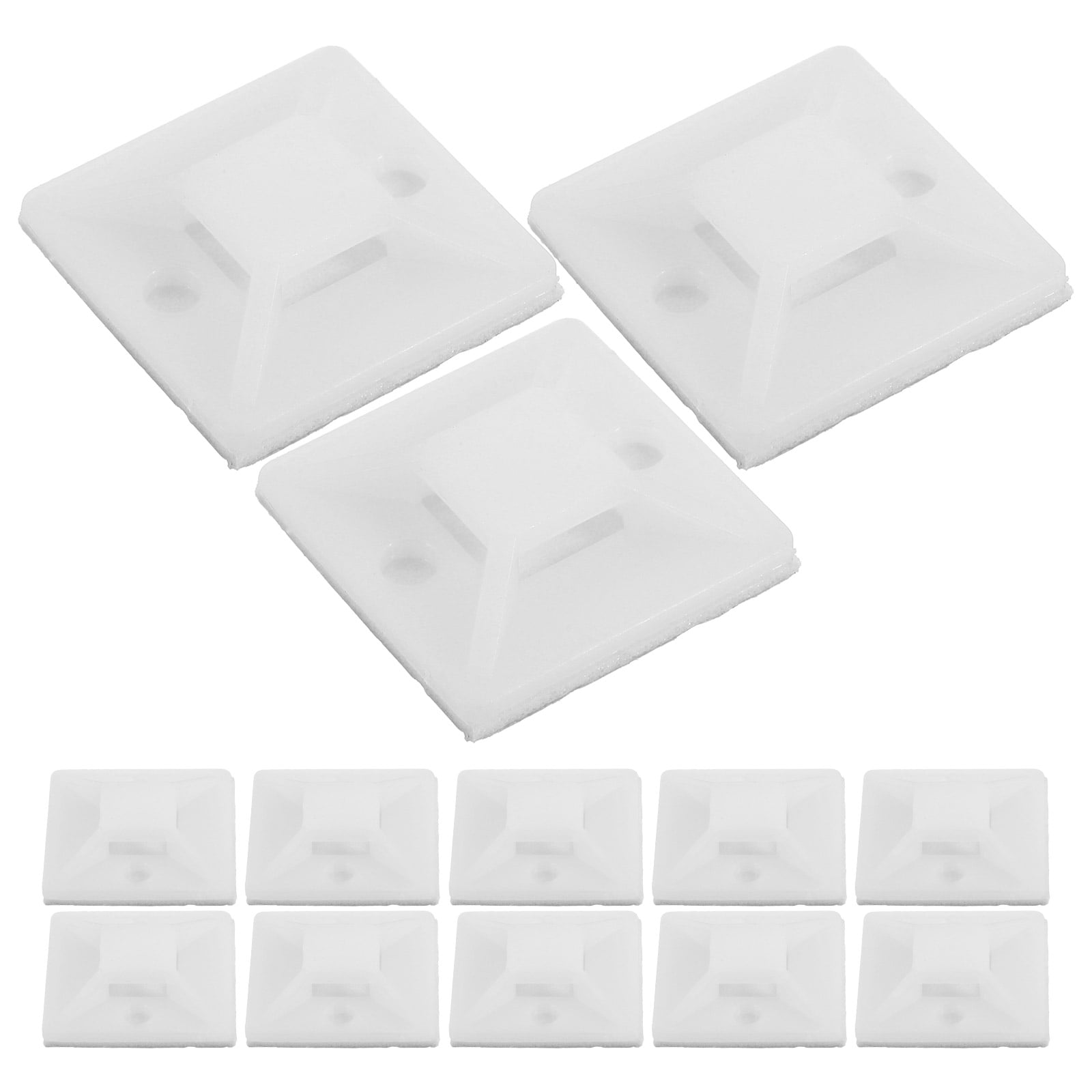 Raindrops Self-Adhesive Zip Tie Mounts 100pcs Cord Clamps Cable ...