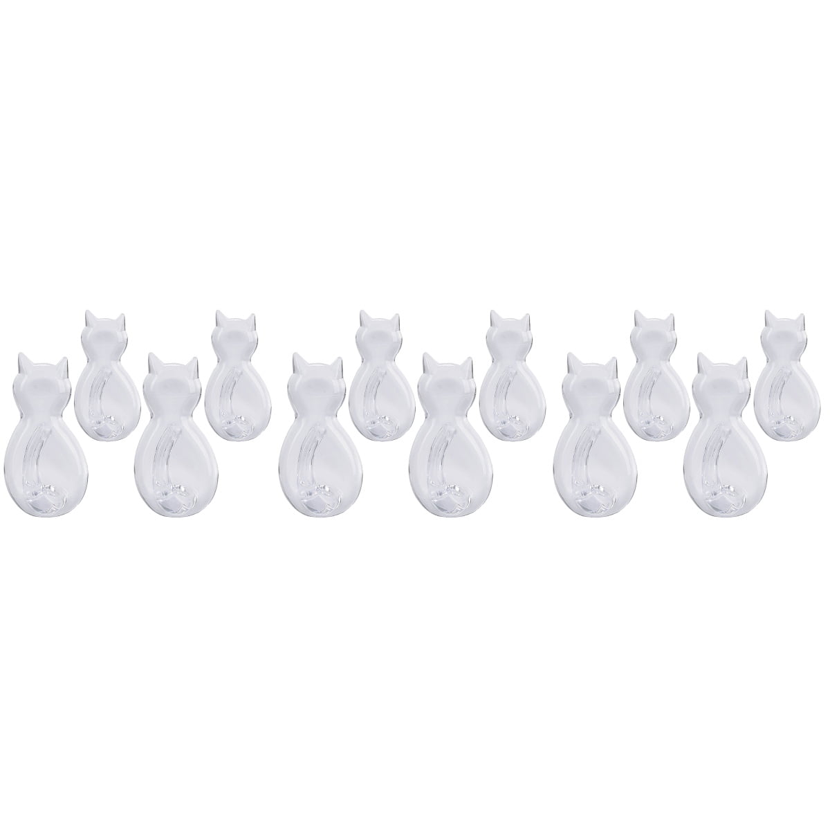 Raindrops Set of 3 Cat Tail Hook Adhesive Door Hooks Towels Cute Nut ...