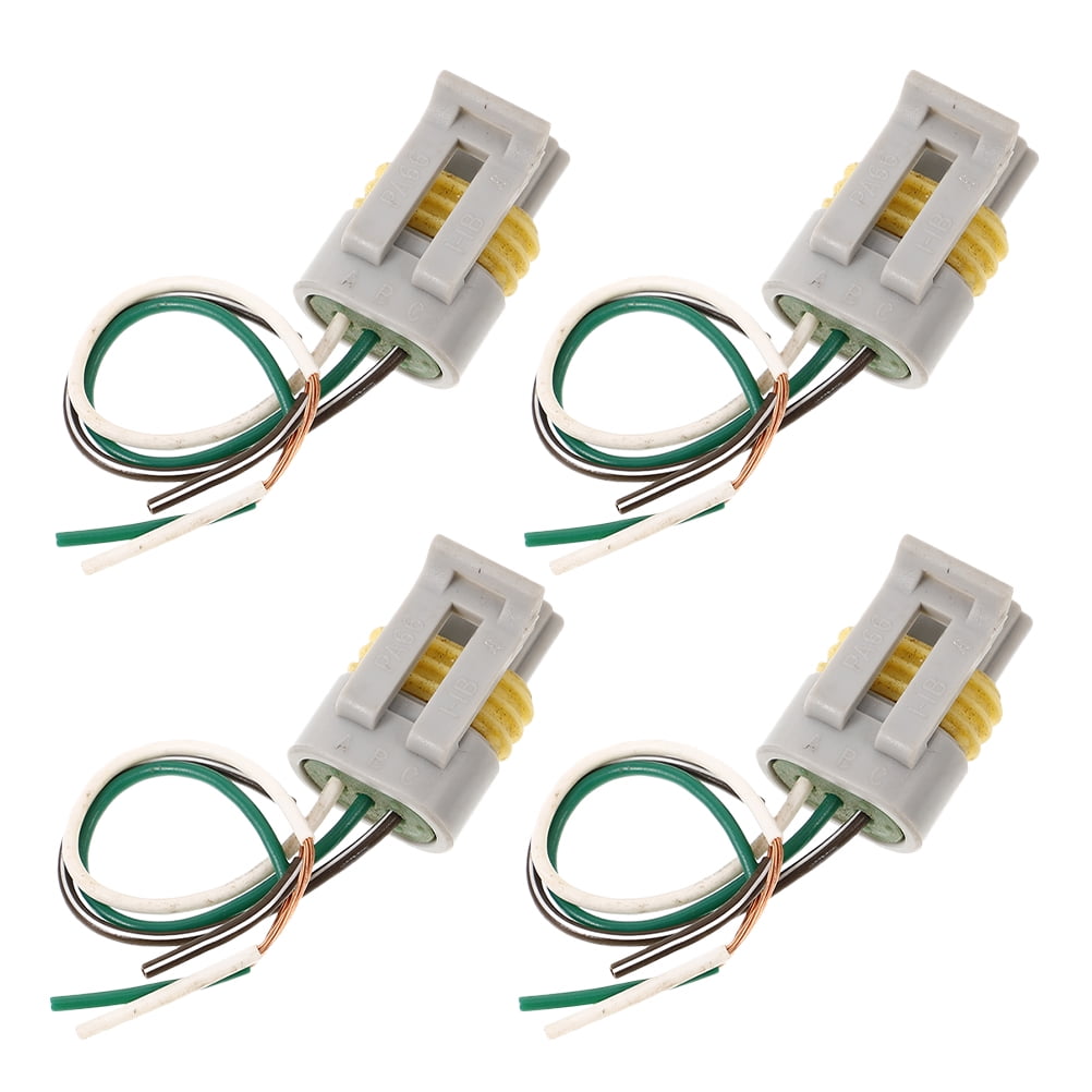 Raindrops 4Pcs Automotive Ignition Coil Plug with 3 Pin Copper Wire for ...