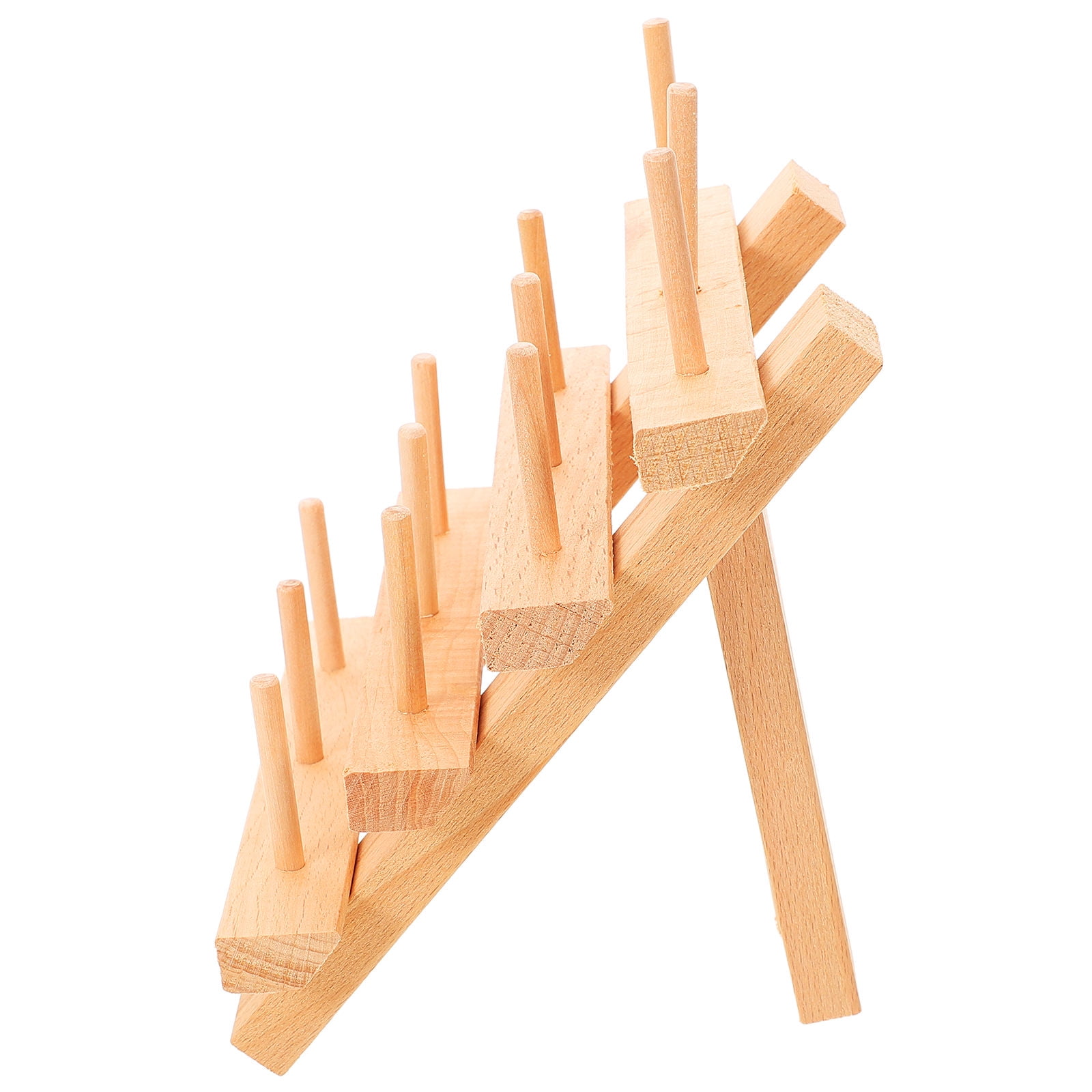 Raindrops Sewing Thread Holder Rack Spool Wooden Frame Travel - Walmart.com