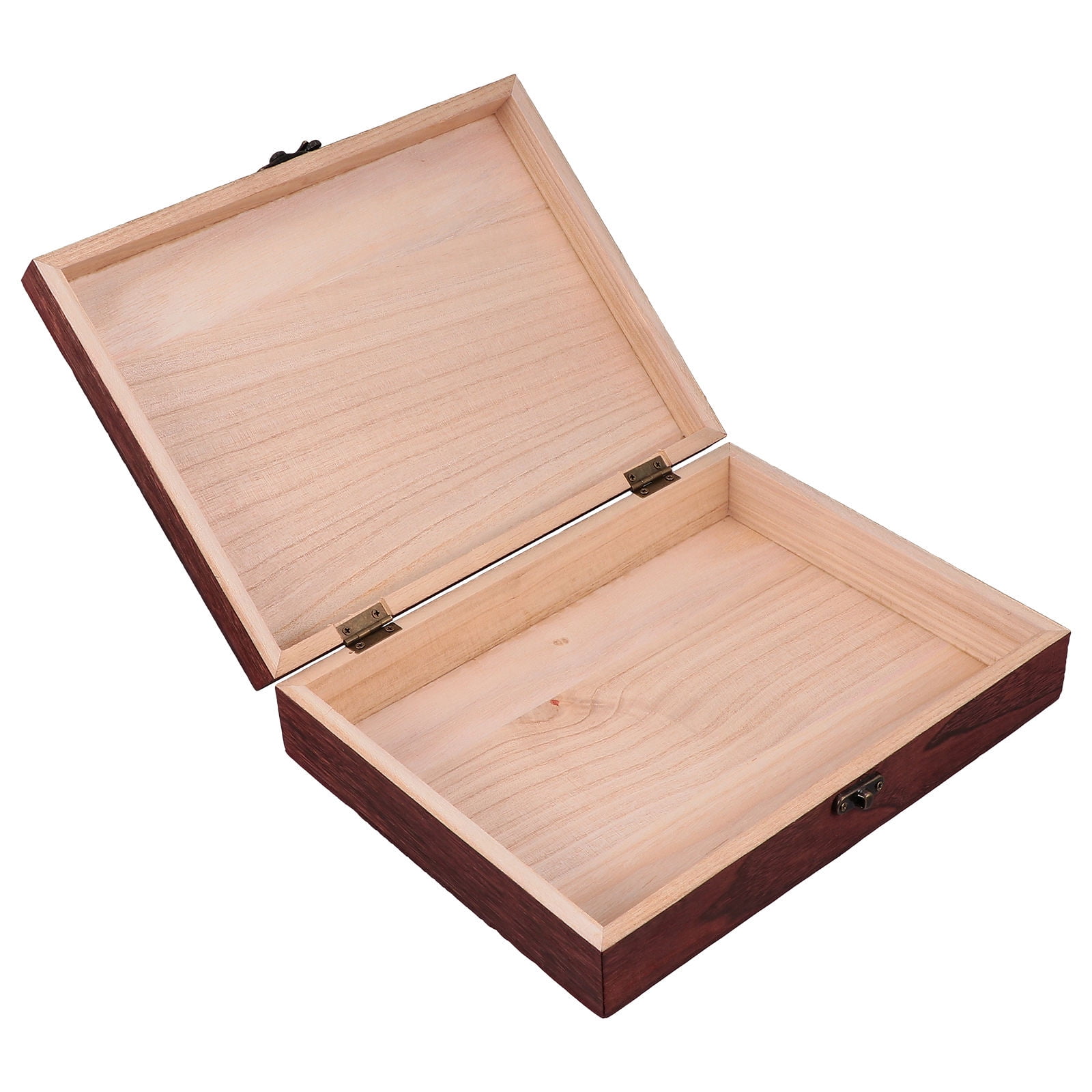 Raindrops Shelf Memorabilia Solid Wood Storage Box Case Buckle Office ...