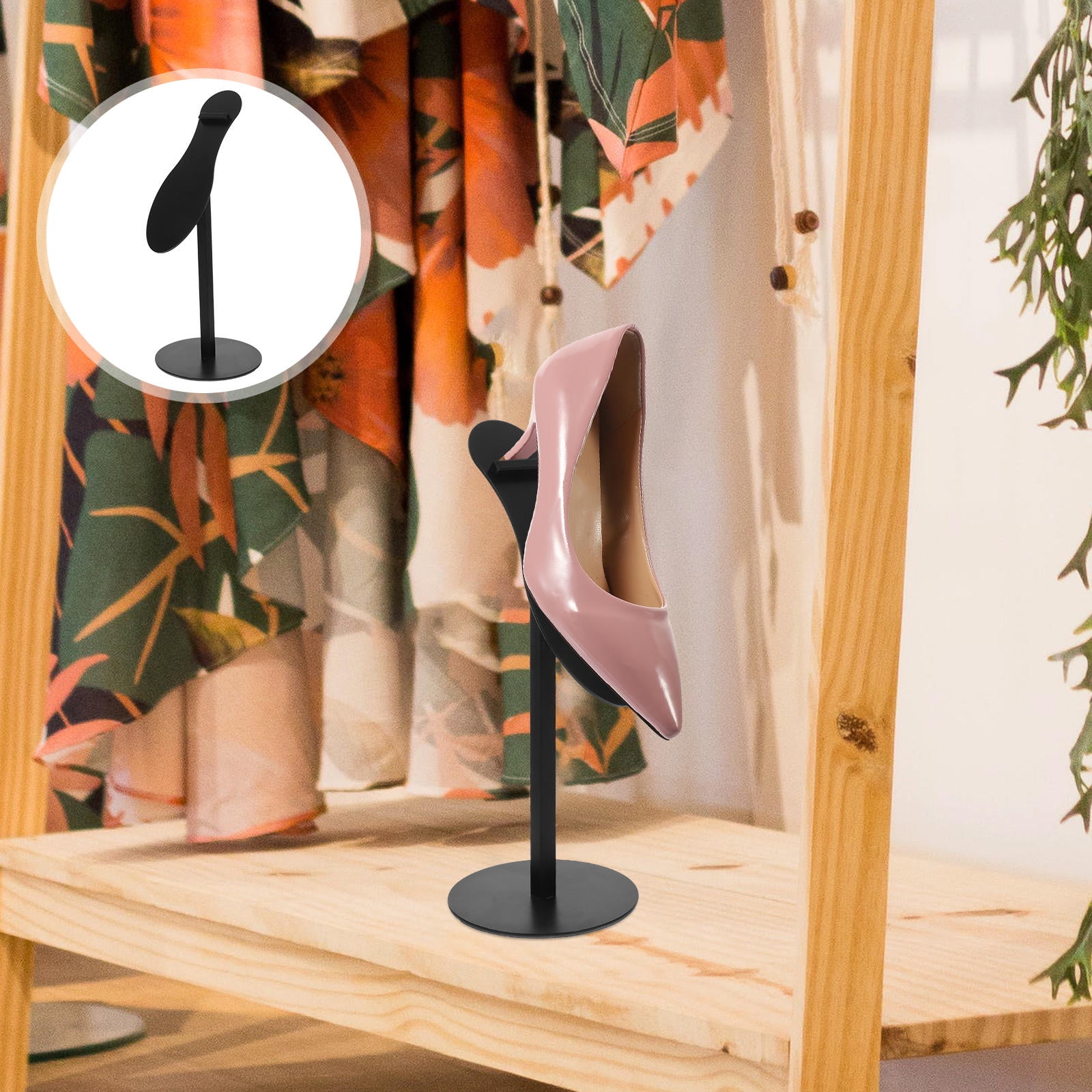 Raindrops Shoe Display Riser High Heels Stand Adjustable Shoes Support ...