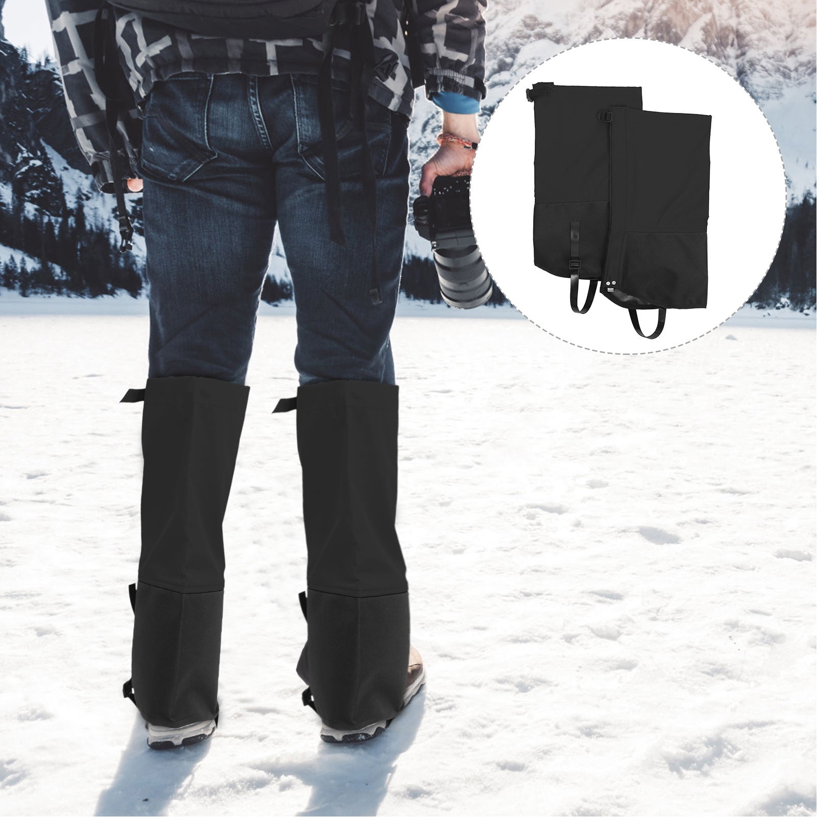 Raindrops Shoe Gaiters Low Feet Running Men Leg for and Women Travel ...