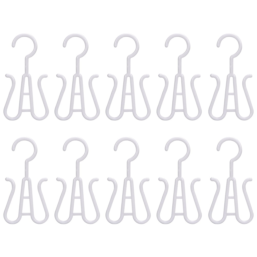 Raindrops Shoe Hangers 10Pack in White Plastic for Drying and ...