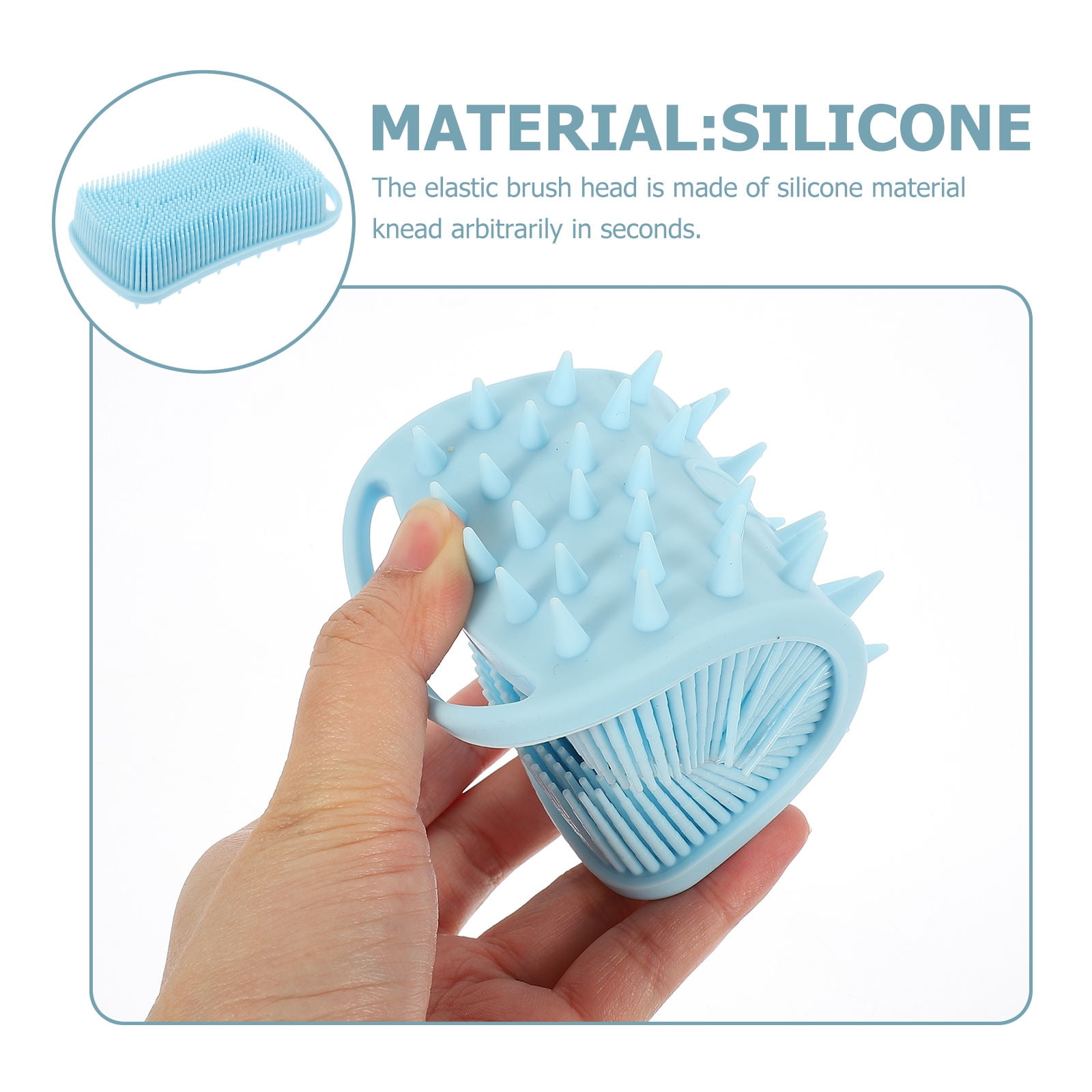 Raindrops Shower Body Scrubber 1Pack with Relieve Headache and Scalp ...