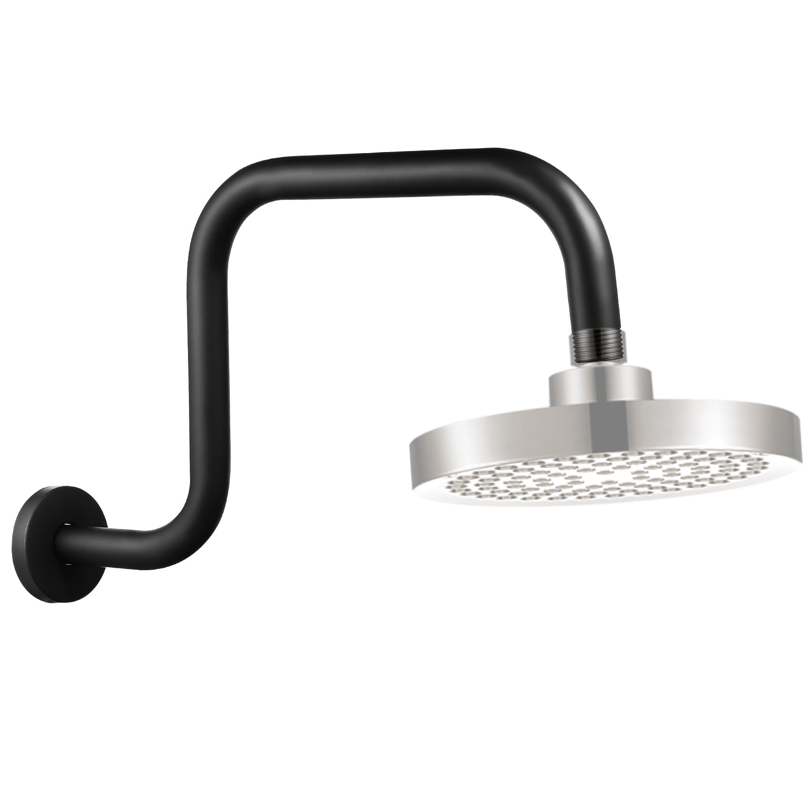 Raindrops Shower Tension Rod Pipe Extension Chrome Extra Long Arm Arms ...