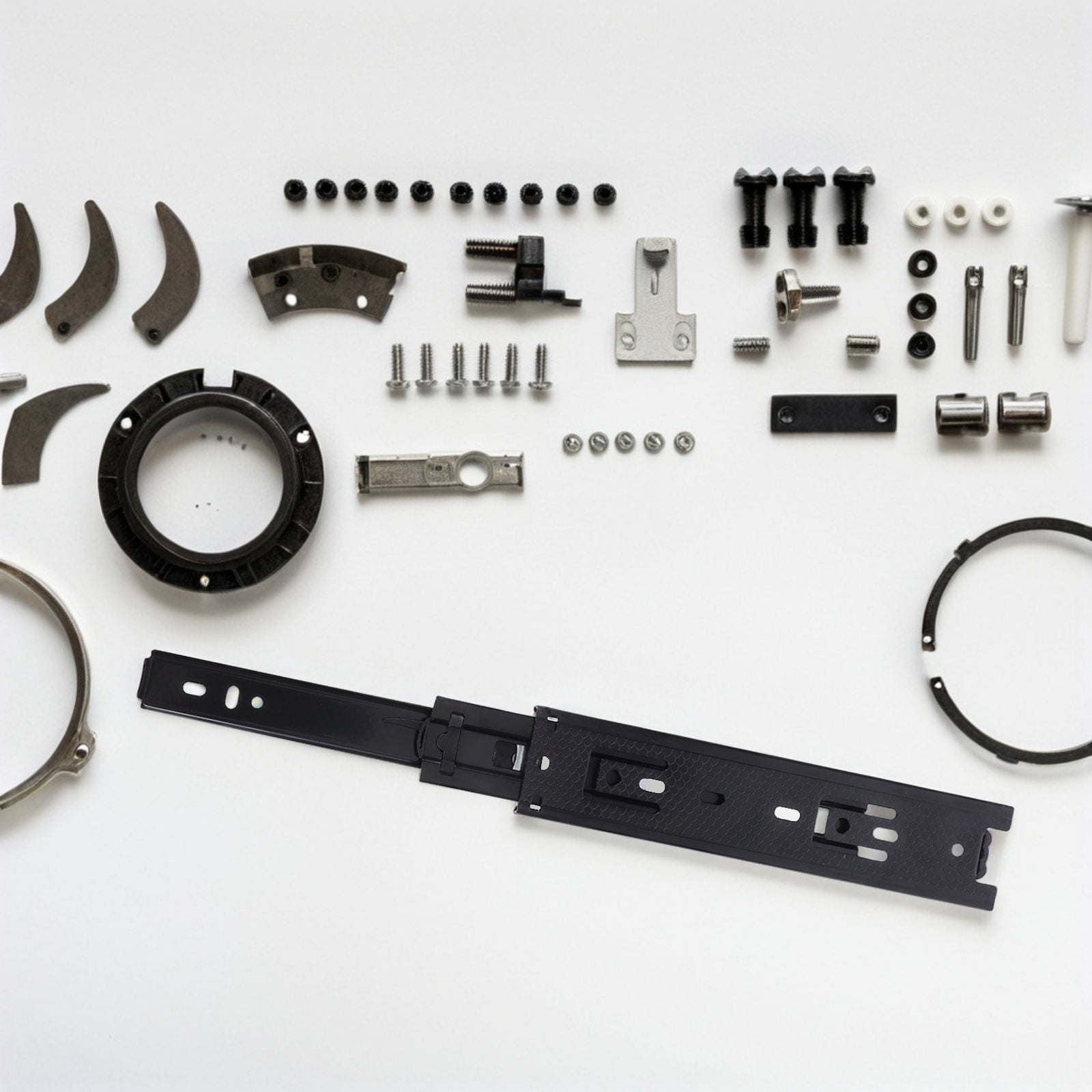 Raindrops Silent Drawer Glide Wardrobe Rail Heavy Duty Damping Slide ...