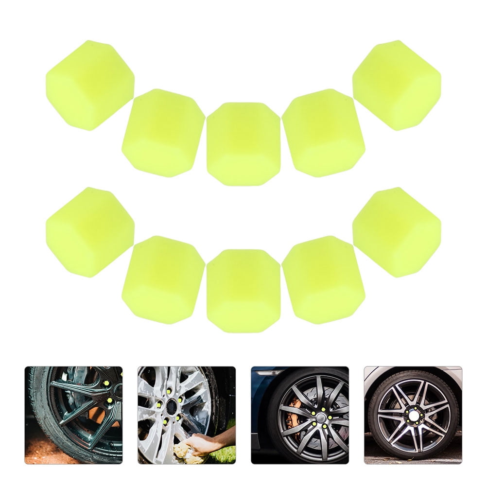 Raindrops Silicone Car Wheel Lug Nut Covers with GlowintheDark Design ...