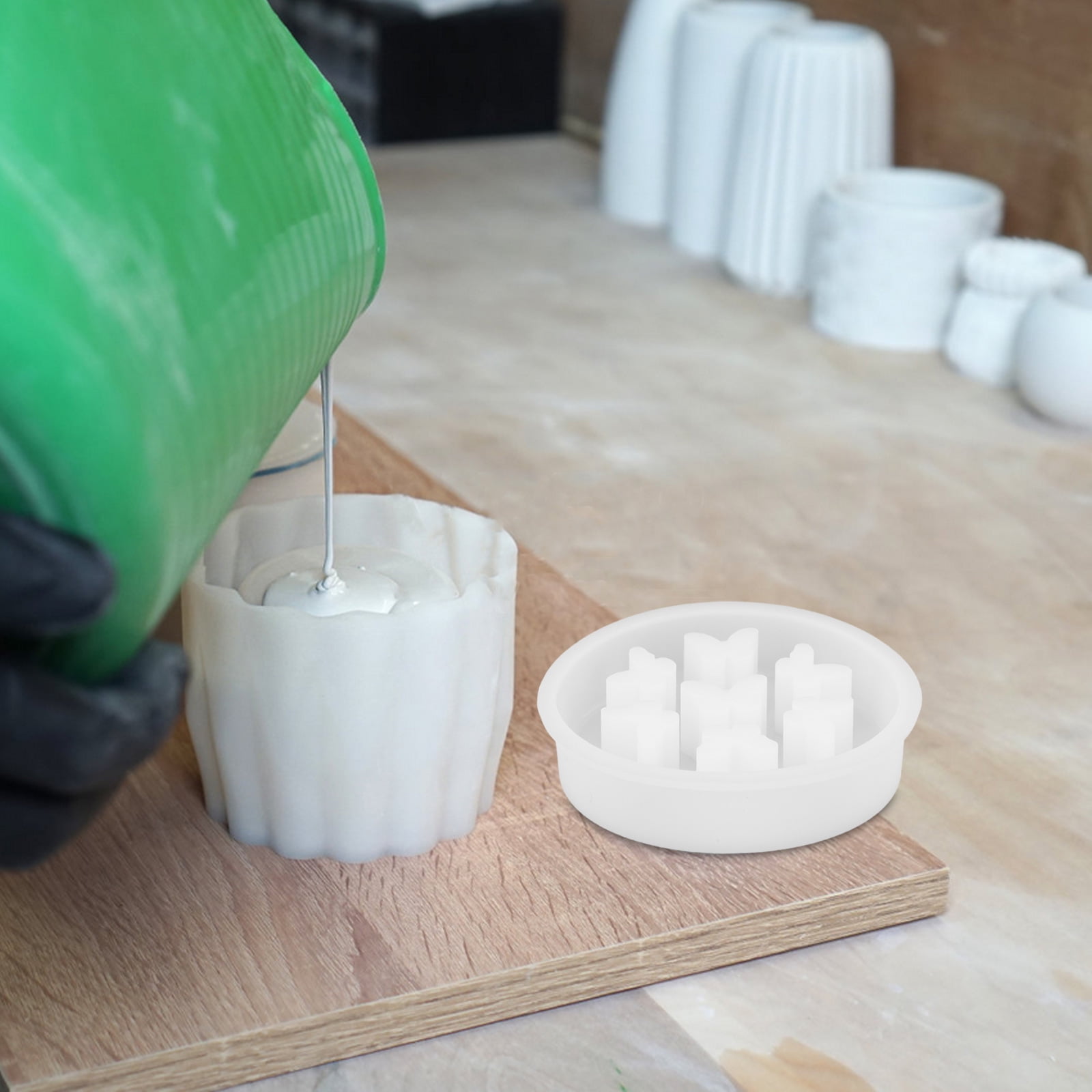 Raindrops Silicone Flower Arranger Mould Diy Floral Frogs Insert Mould ...