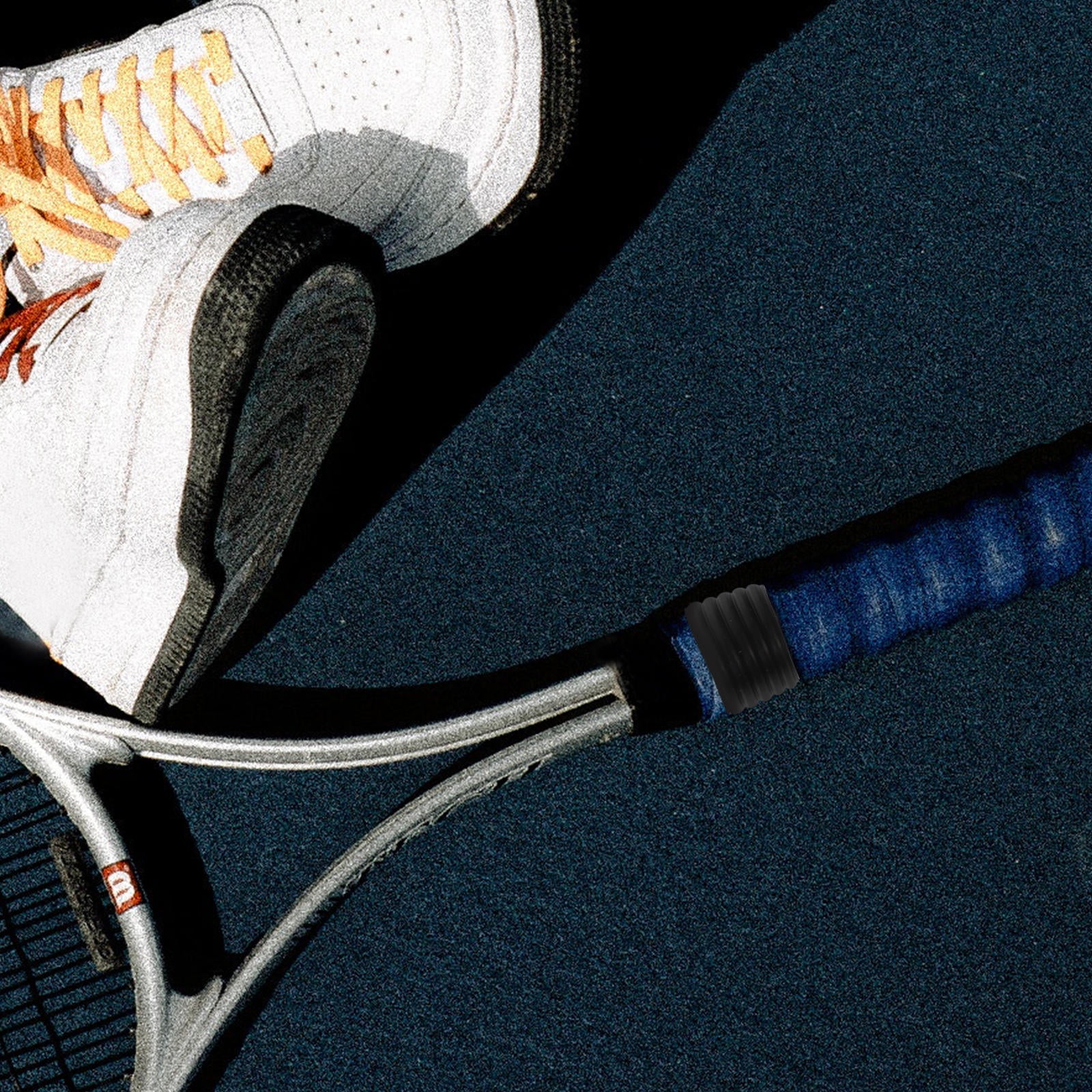 Raindrops Silicone Racket Grip Rings 8Pcs Circular Design for Tennis ...