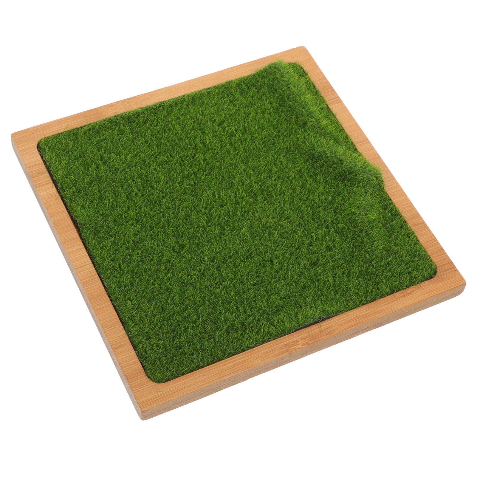 Raindrops Simulated Grass Display Stand Action Figure Stand Doll Model ...