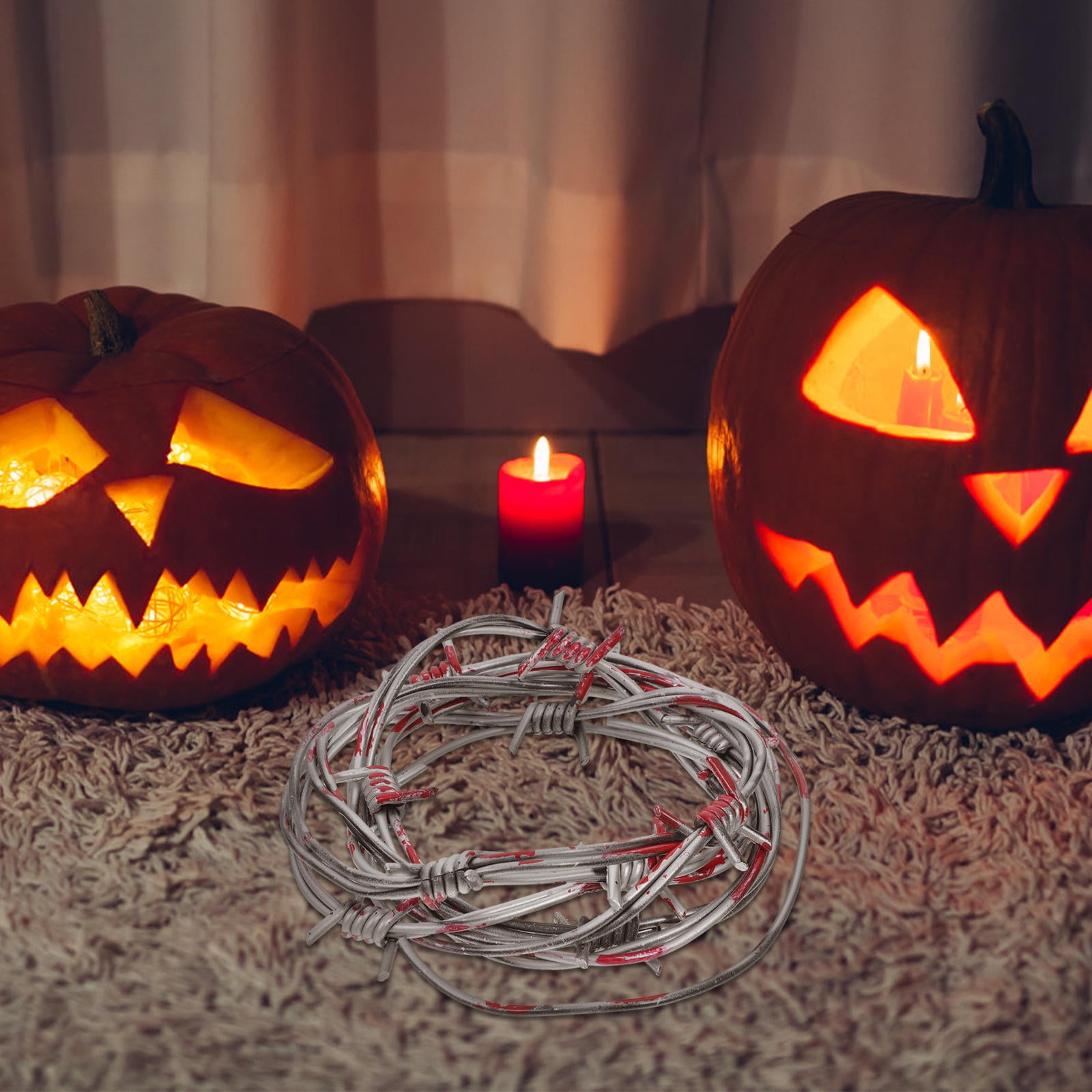 Raindrops Simulation Barbed Wires Artificial Barbed Wires Layout Scene ...