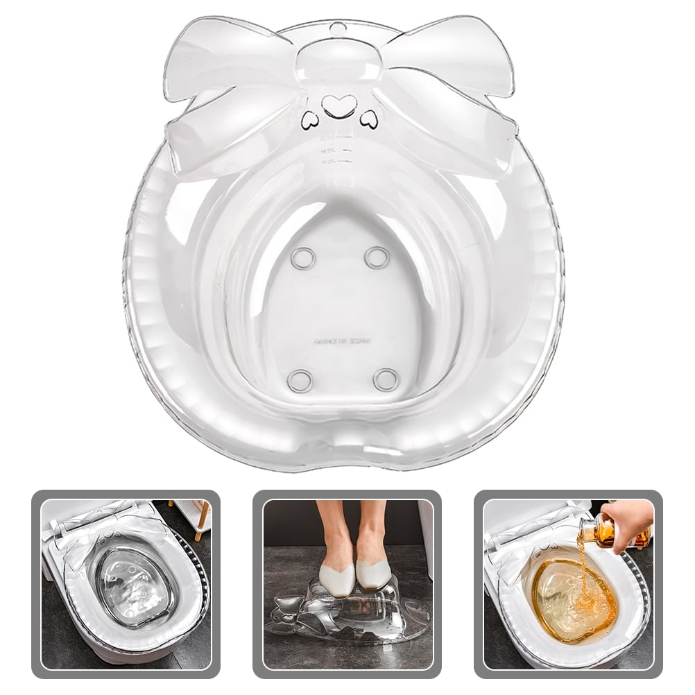 Raindrops Sitz Bath Basin for Toilet Seat Made of Durable Plastic ...