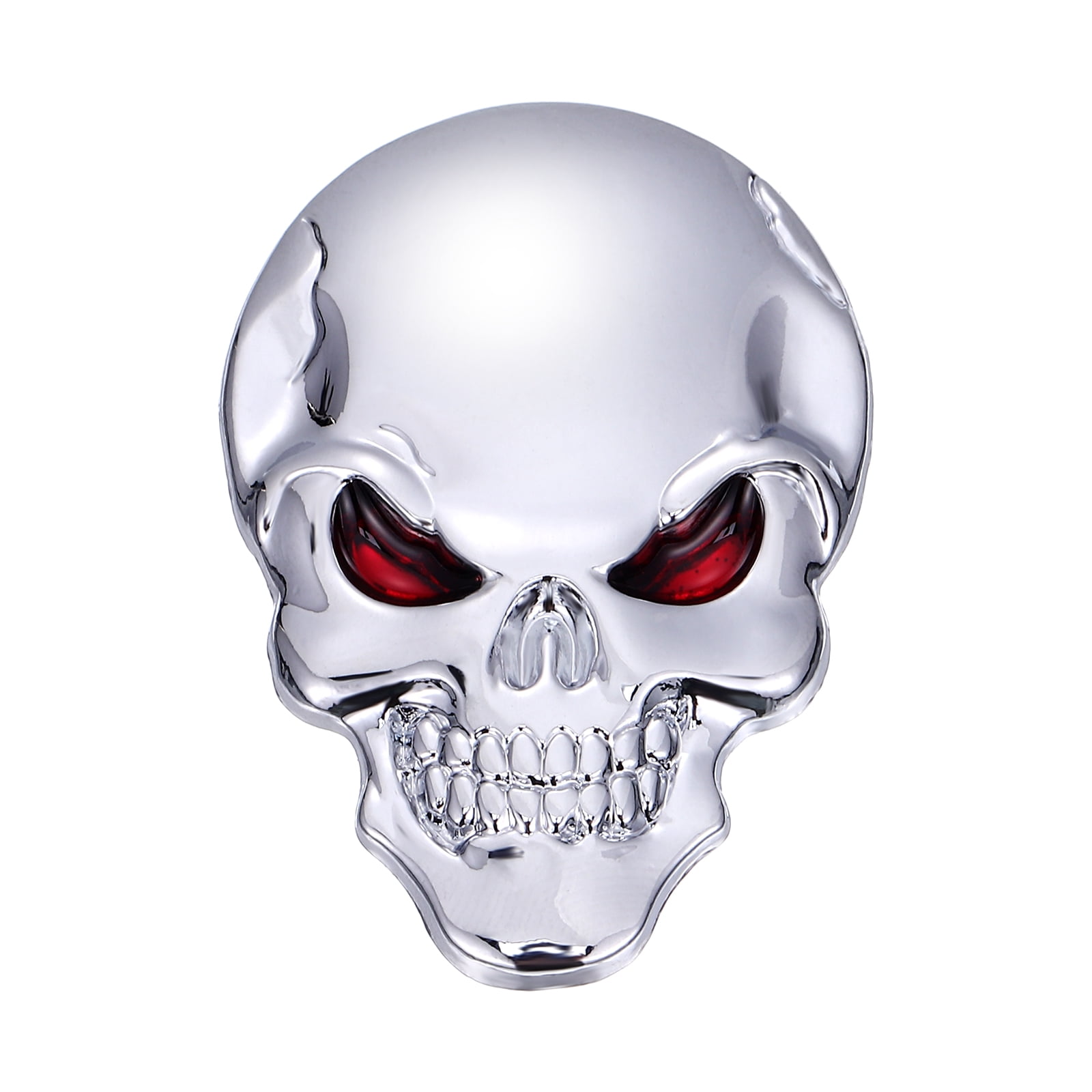HONMEET Skull Metal Sticker Bat Auto Logo Badge Decal Zinc Alloy 1Pack ...