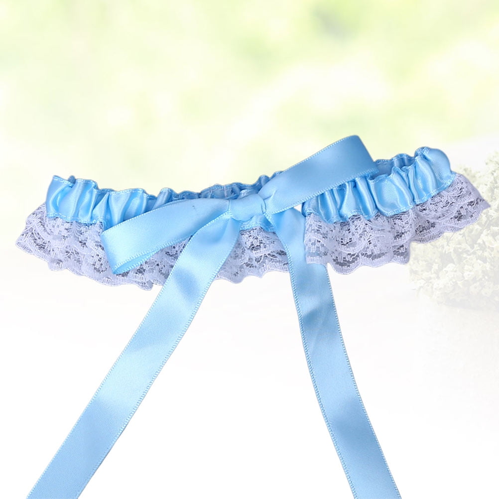 Raindrops Sky Lace Ribbon Leg Band for Bride Wedding Decor, Perfect ...