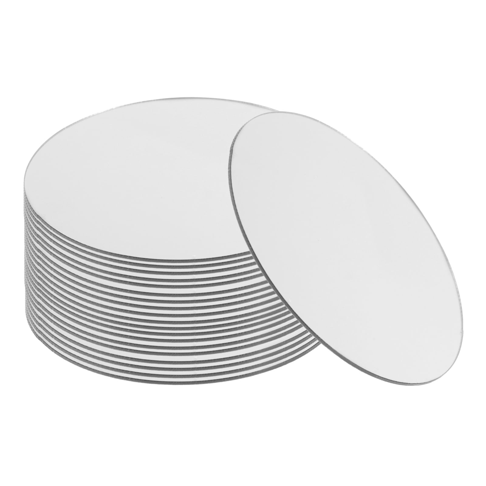 Raindrops Small Adhesive Mirror 20Pcs for Craft Projects with Silver ...