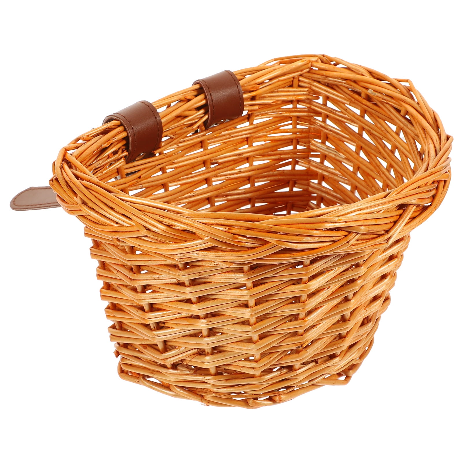 Raindrops Small Bike Wicker Basket Bell Kids Easy Installation Bike ...