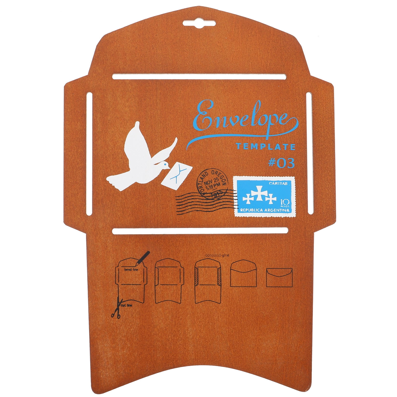 Raindrops Small Envelope Templates for Making Envelopes Wooden ...