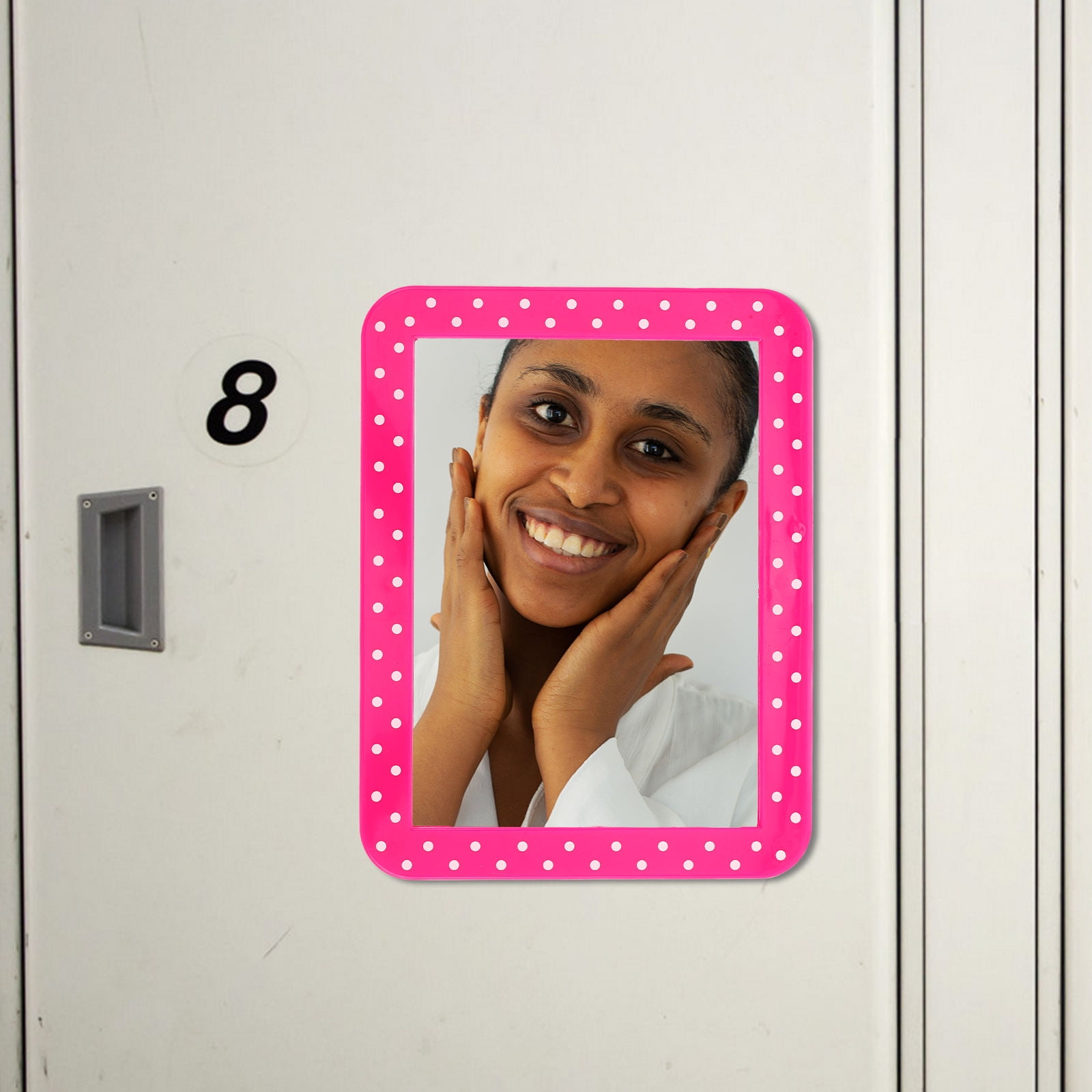 Raindrops Small Magnetic Mirror Dot Pattern Mirror Vanity Mirror Makeup ...