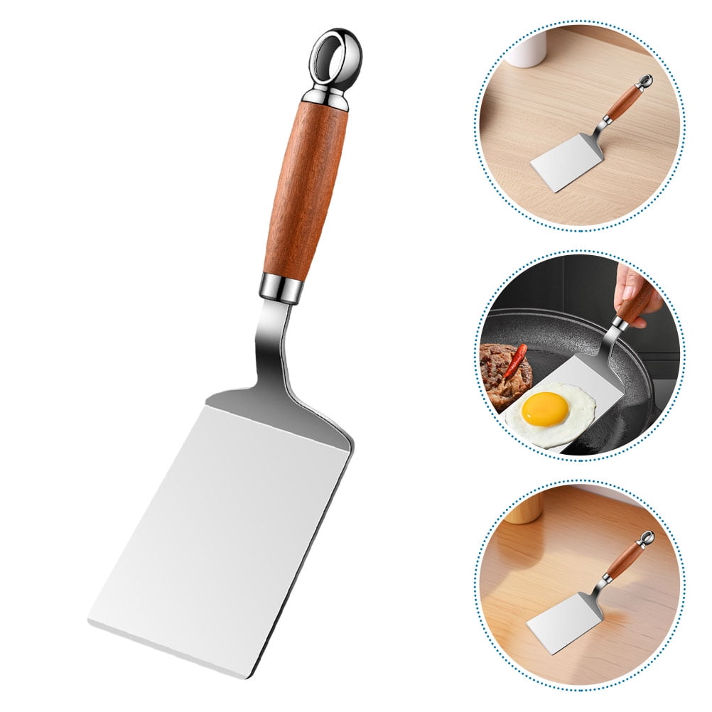 Raindrops Small Metal Spatula Frying Stainless Stir Wok Heavy Duty ...