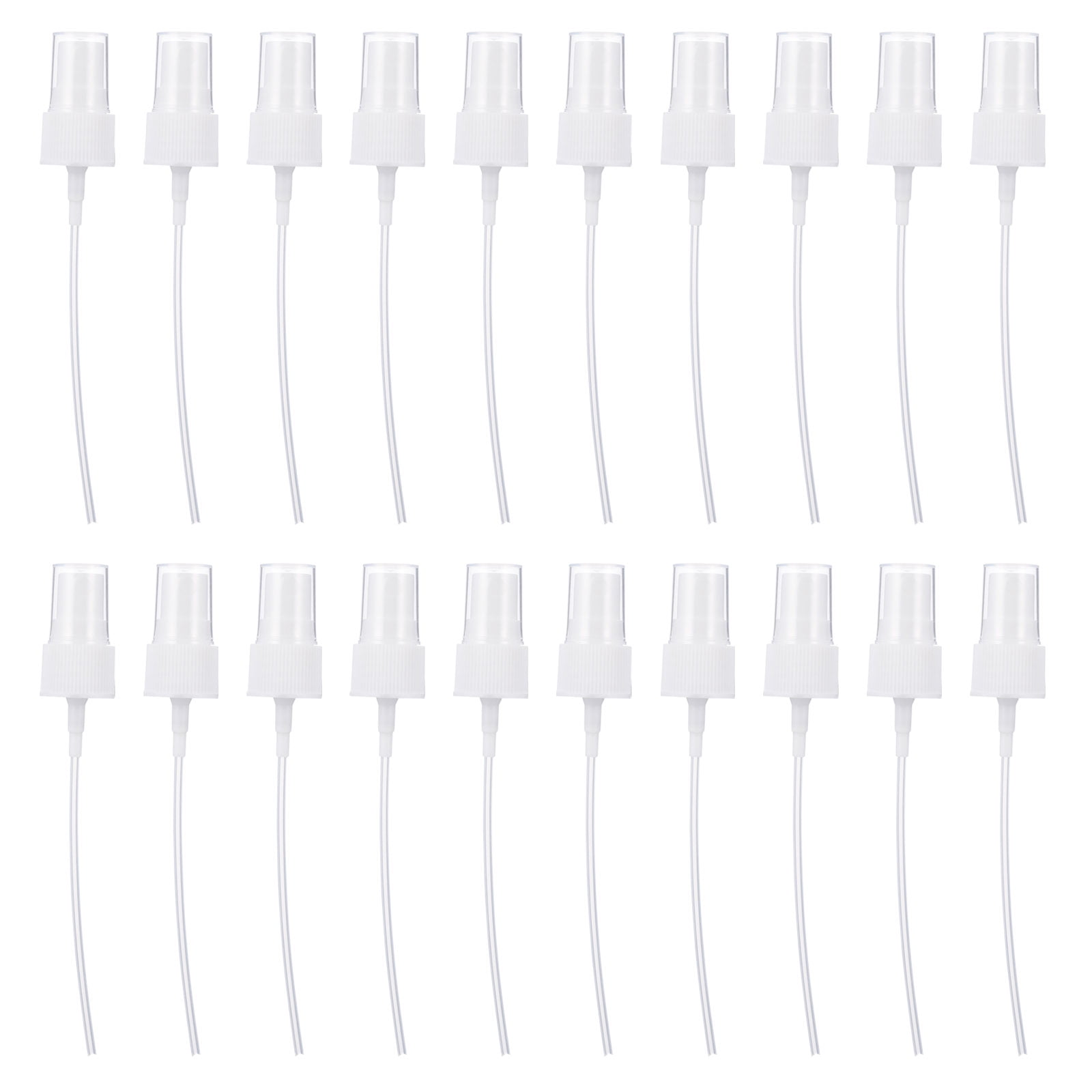 Raindrops 20Pcs Replacement Spray Bottle Pump Head White Plastic for ...