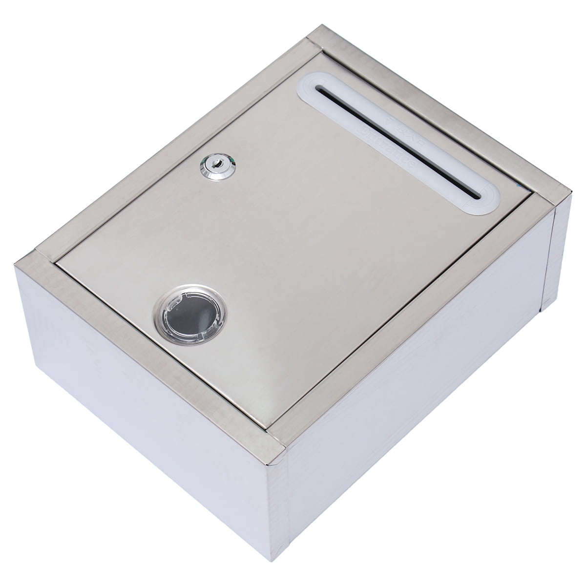 Raindrops Small Suggestion Mailbox Stainless Steel Complaint Suggestion ...