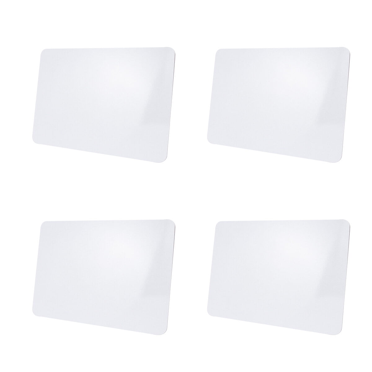 Raindrops Tabletop Whiteboard Wood 4Pcs 9.8x6.9x0.4In - Walmart.com
