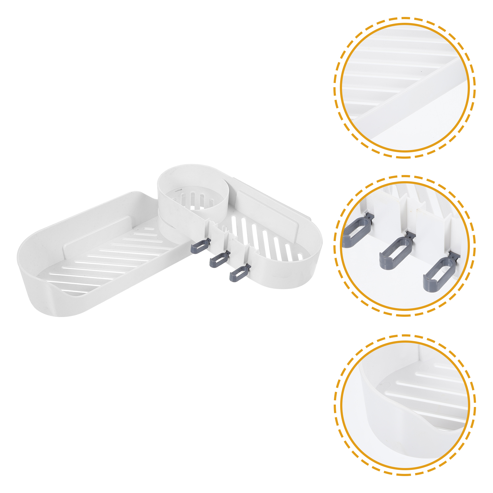 Raindrops Soap Bar Holder Bathroom Shelf Bottle Storage Rack - Walmart.com