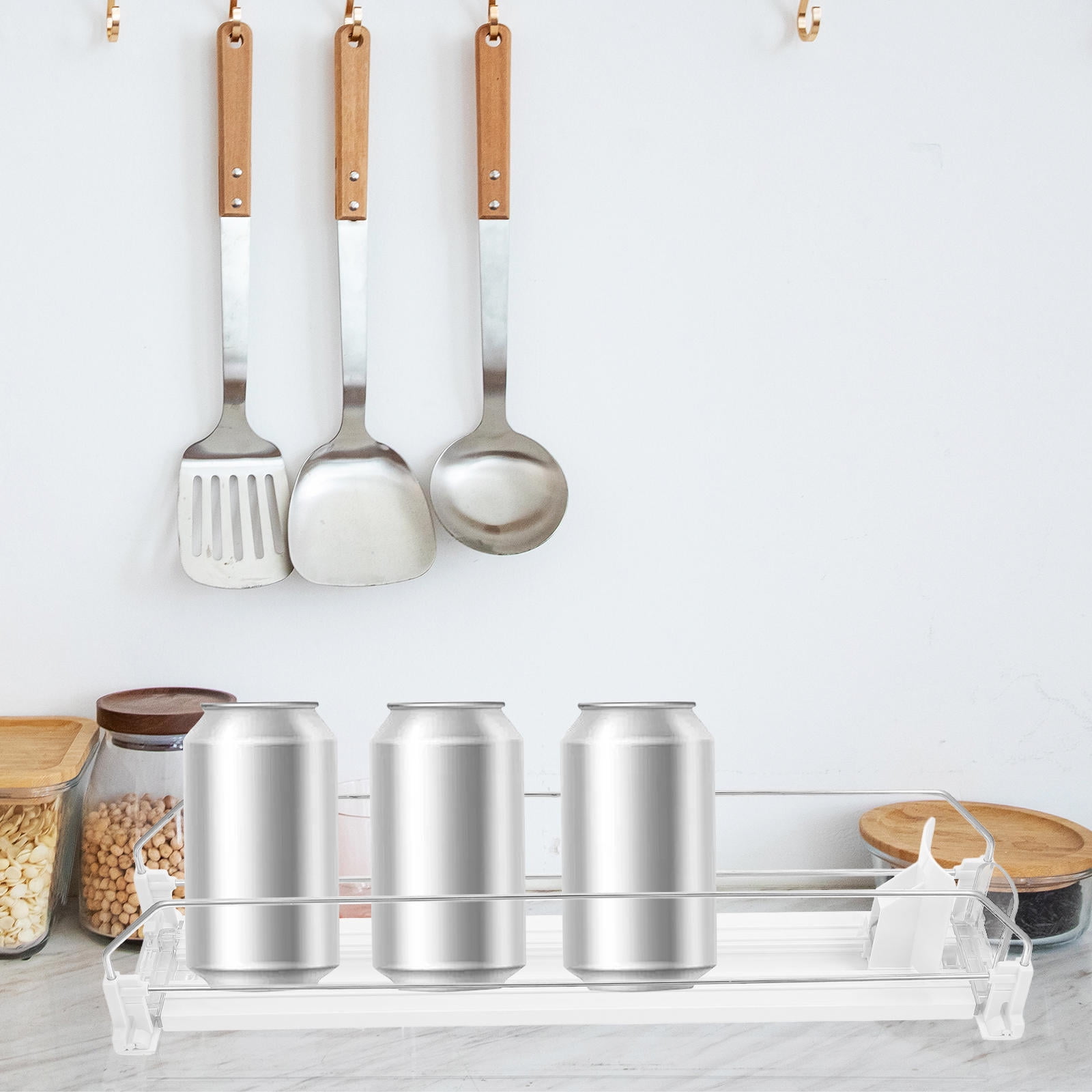 Raindrops Soda Can Organizer Soda Can Dispenser For Refrigerator Fridge ...