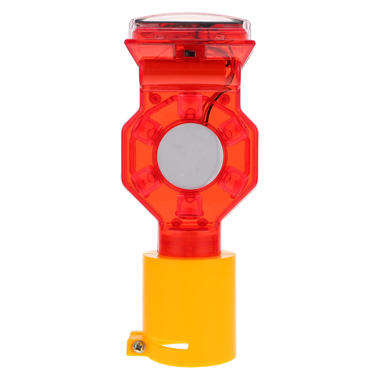 Raindrops Solar Strobe Traffic Light Dual Sides Rainproof Emergency ...