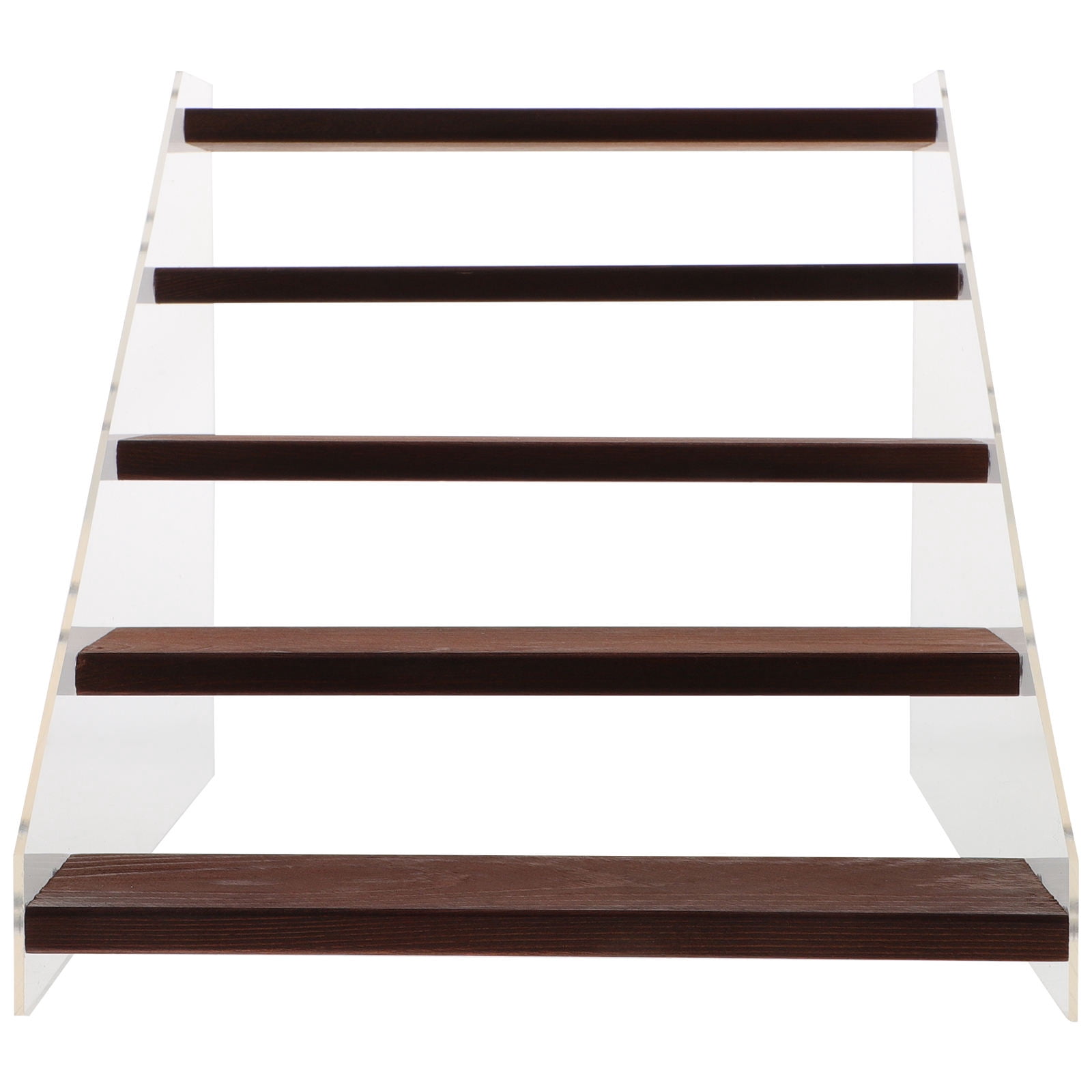 Raindrops Solid Wood Storage Rack Riser Shelves for Display Figurine ...