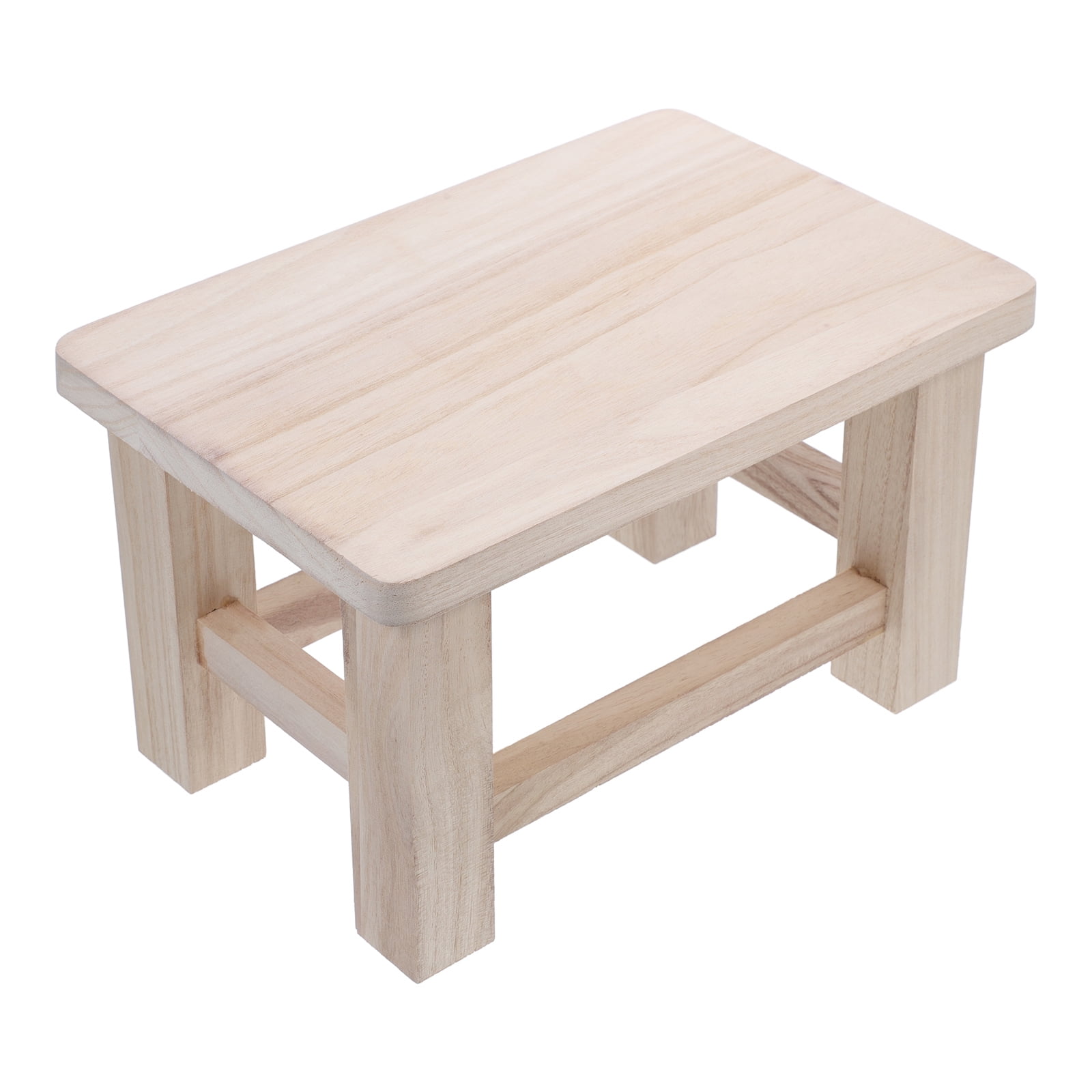 Raindrops Solid Wooden Small Stool Convenient Small Stool Foot Stool ...