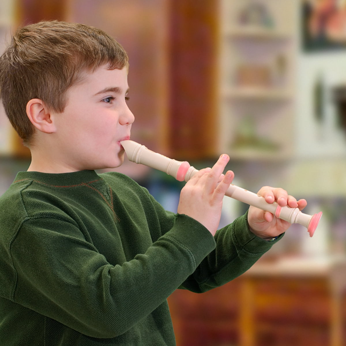 Raindrops Soprano Descant Recorder 6-Hole Kids Flute for Students ...