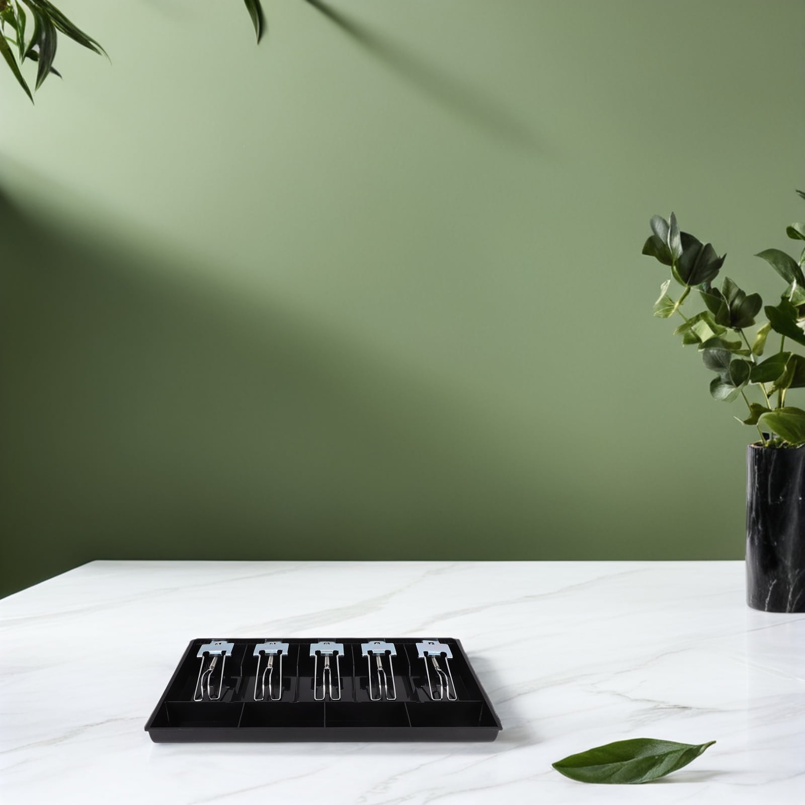 Raindrops Spacious Multi-Compartment Cash Register Money Tray Efficient ...