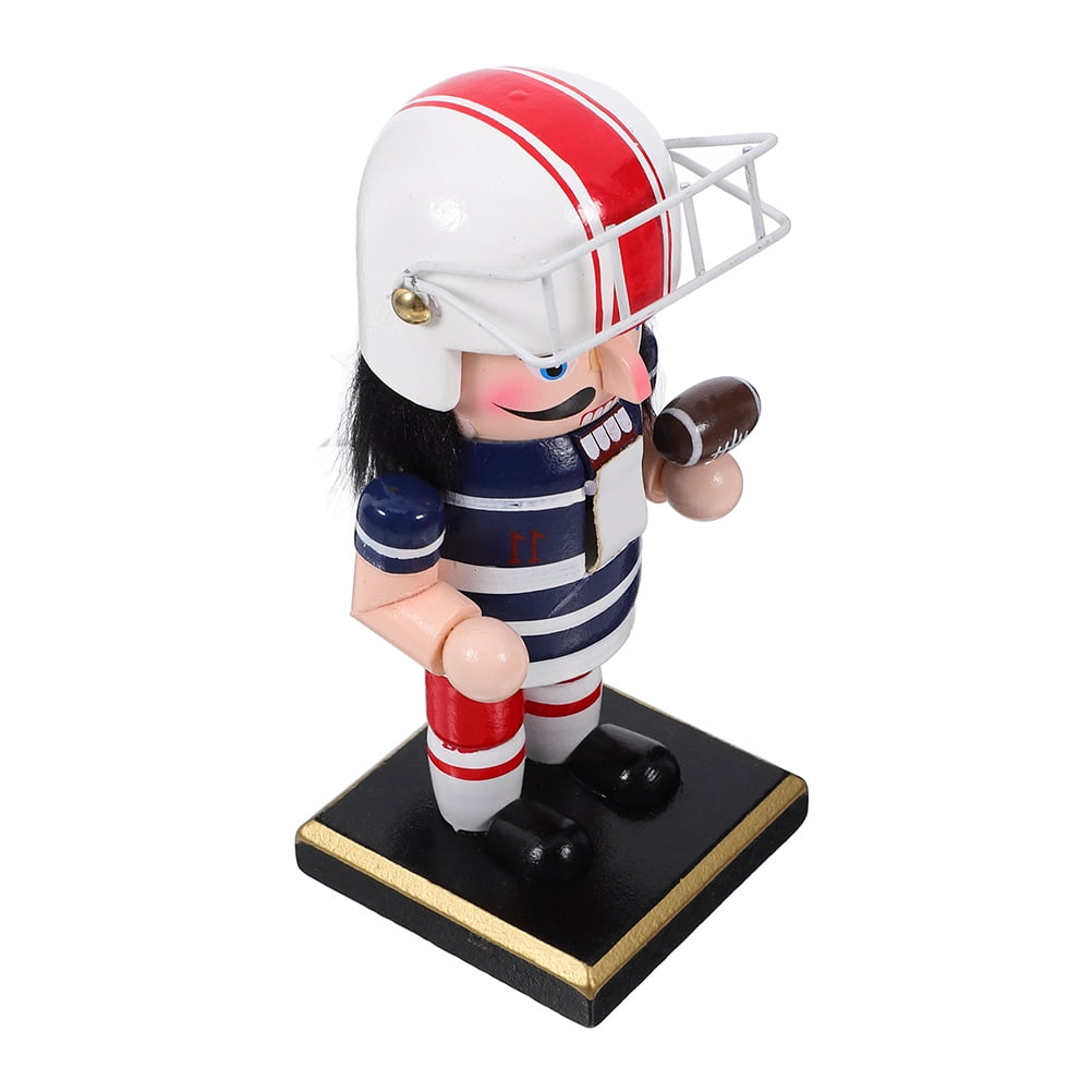 Raindrops Sports Themed Nutcracker Soldier Wooden Nutcracker Decor for ...