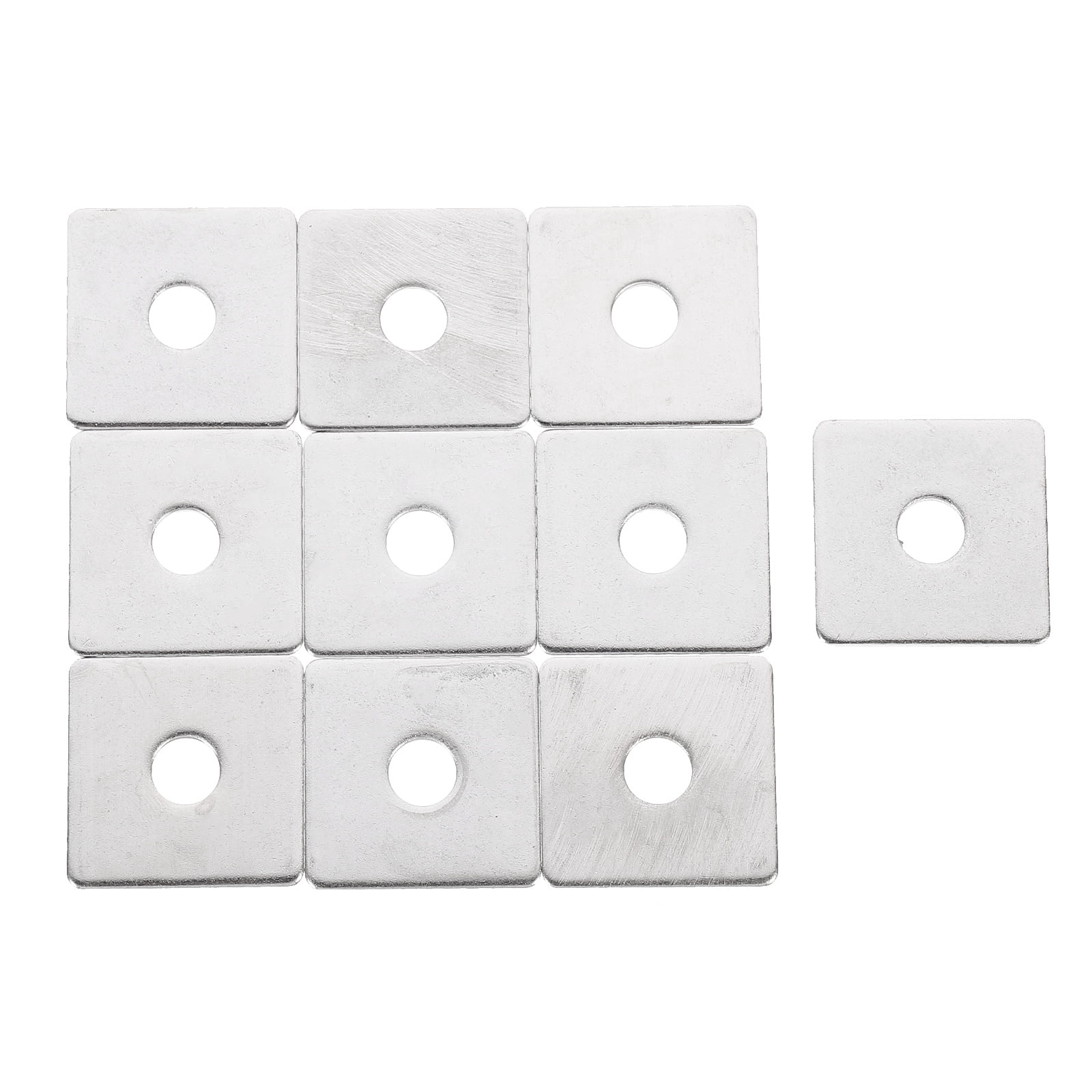 Raindrops Square Flat Washers 10Pcs Stainless Steel Load Carrying ...