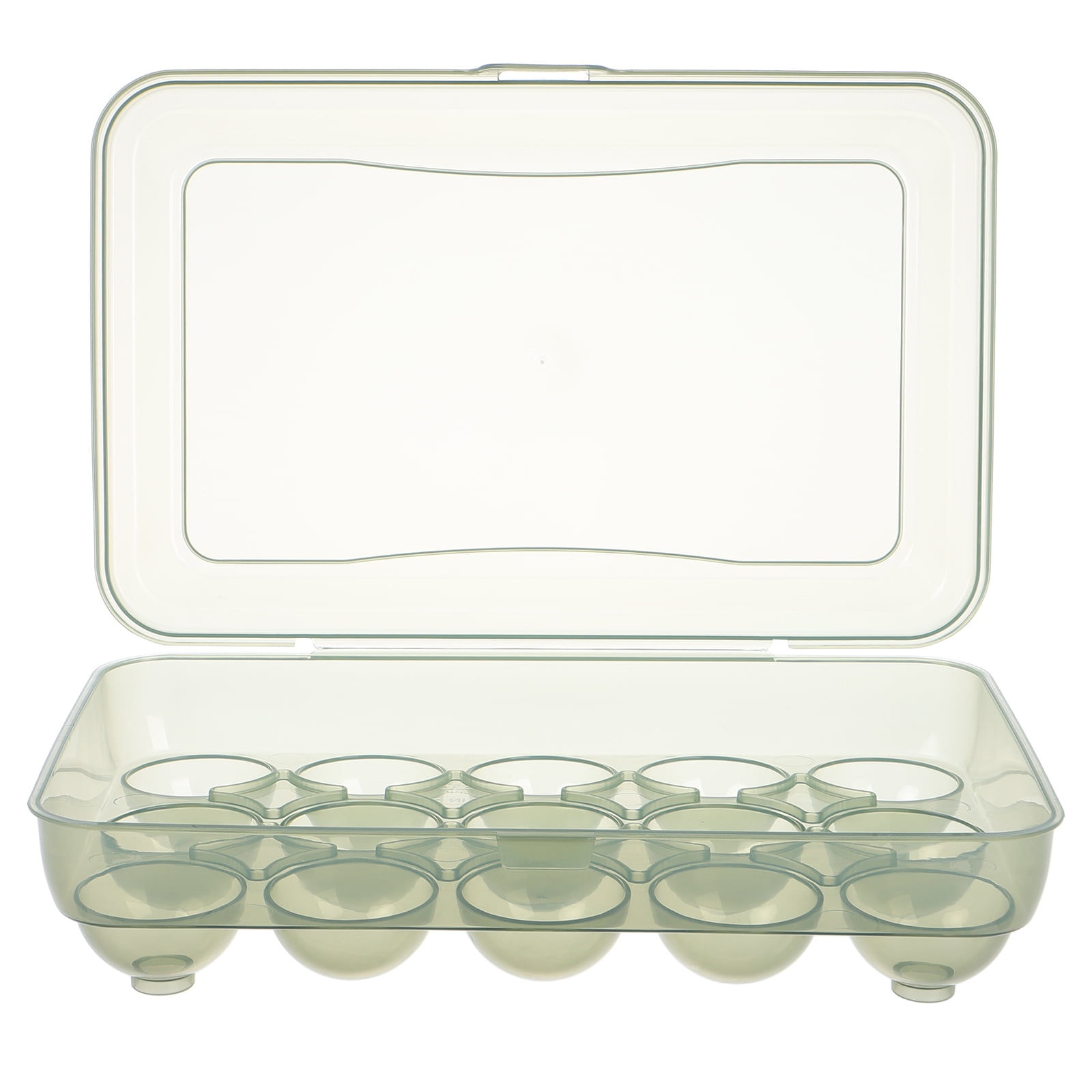 Raindrops Stackable Eggs Box Egg Fridge Organizer Egg Tray With Lid ...