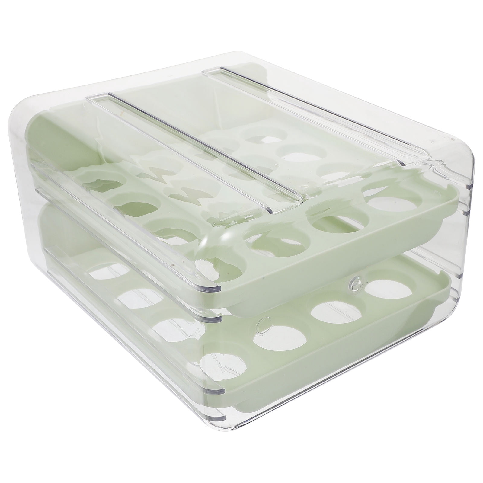 Raindrops Stackable Multigrid Egg Holder Egg Storage Rack 23.5x21.5x13 ...