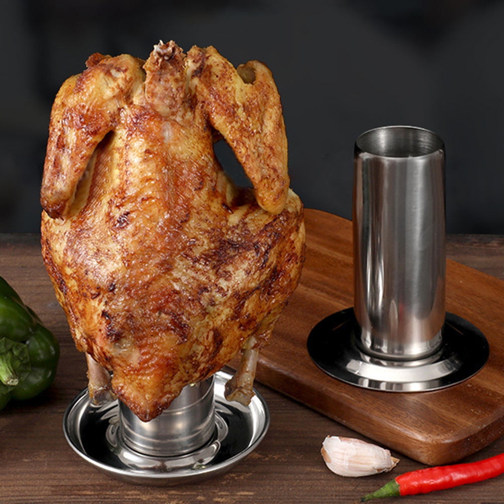 Raindrops Stainless Chicken Roasting Rack Steel Drum Deformation ...