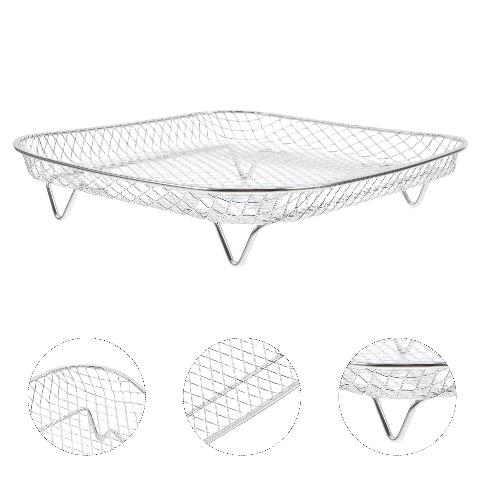 Raindrops Stainless Steel Air Fryer Rack For Oven Air Fryer Oil Rack ...