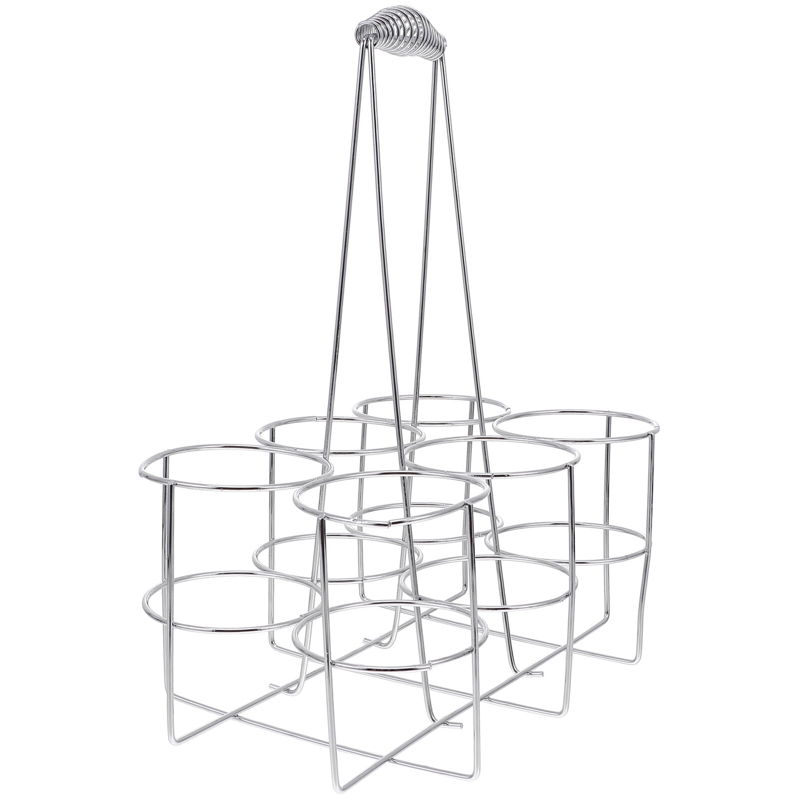 Raindrops Stainless Steel Beer Basket Syrup Water Bottle Carrier ...