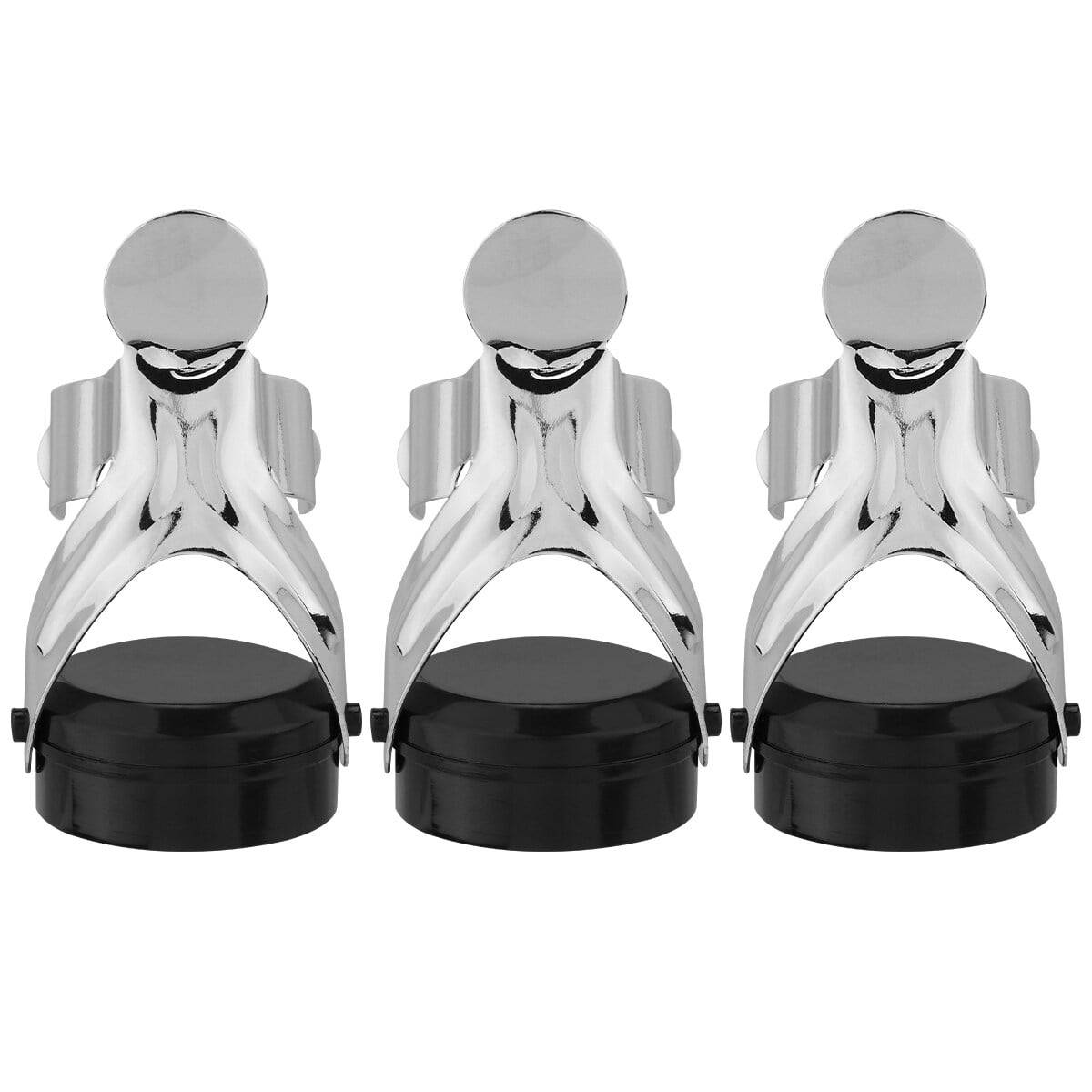 Raindrops Steel Champagne Bottle Plug Sealer (3pcs) - Walmart.com