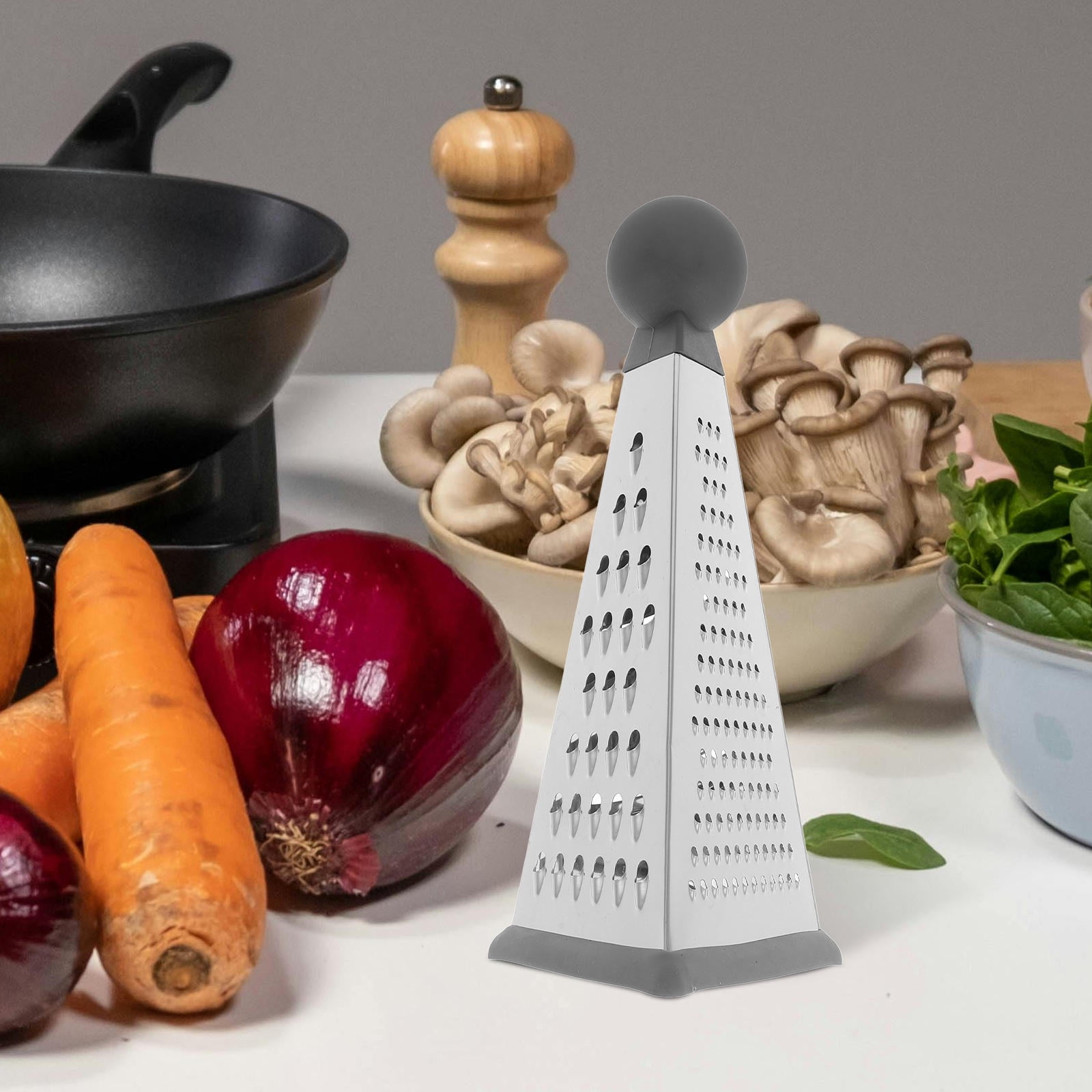 Raindrops Stainless Steel Cheese Grater Box for Kitchen Multifunctional ...