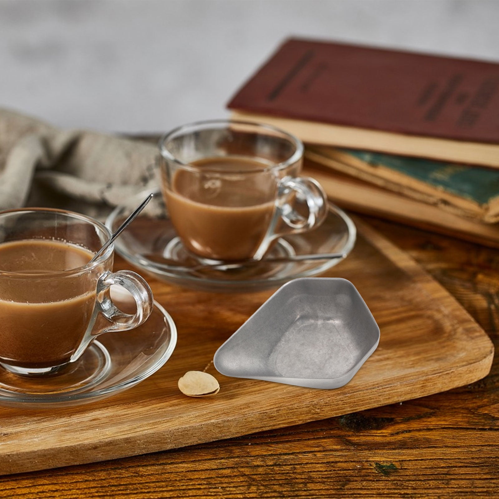 Raindrops Stainless Steel Coffee Bean Dosing Tray Coffee Bean Sample ...