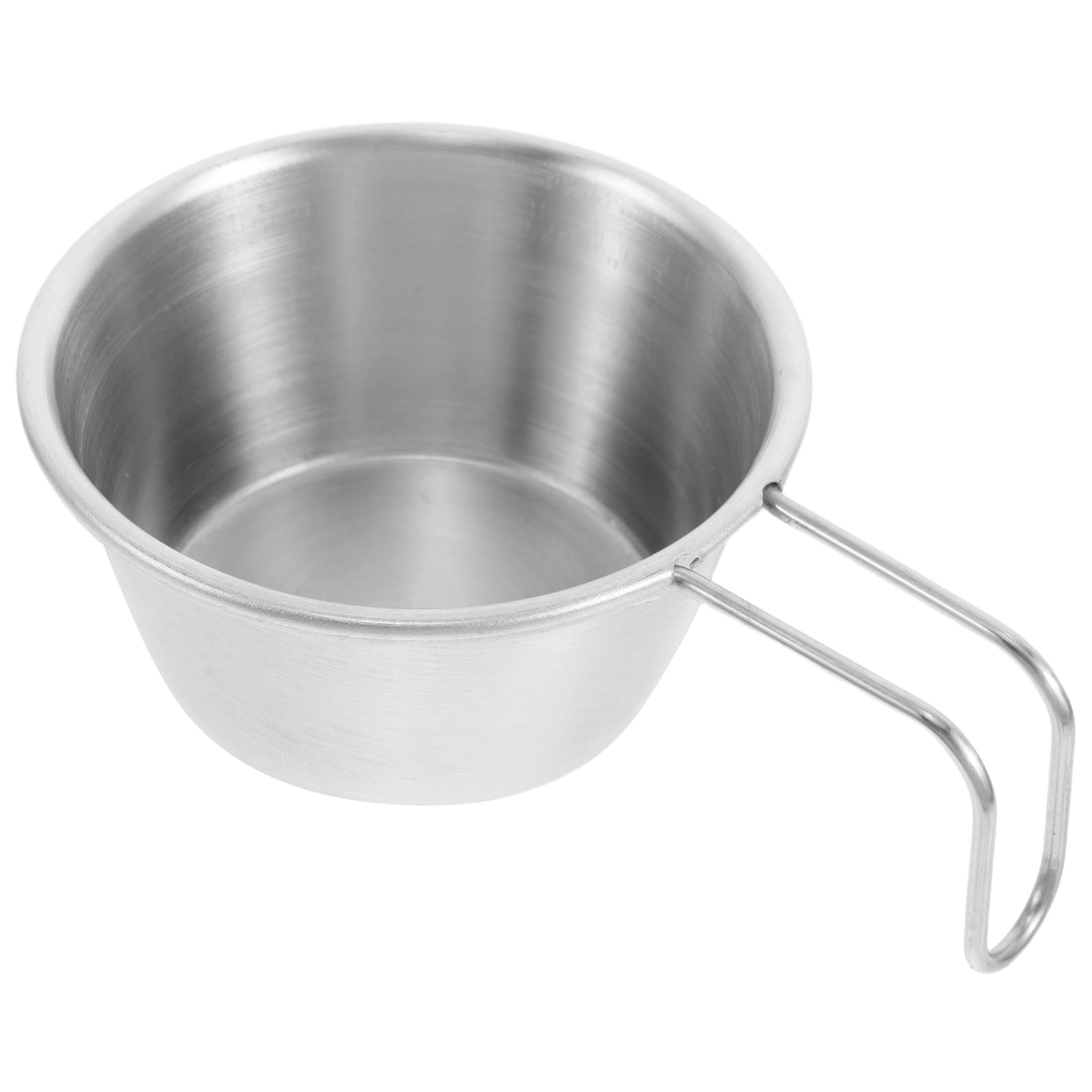 Raindrops Stainless Steel Coffee Cup With Handle Camping Cup Espresso ...