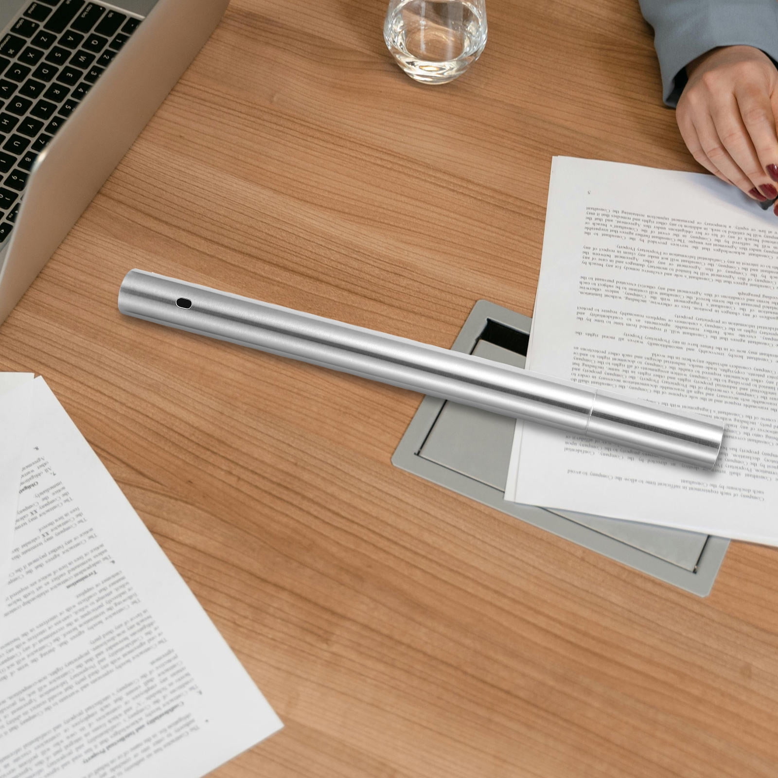 Raindrops Stainless Steel Document Storage Tube for Birth Certificates ...