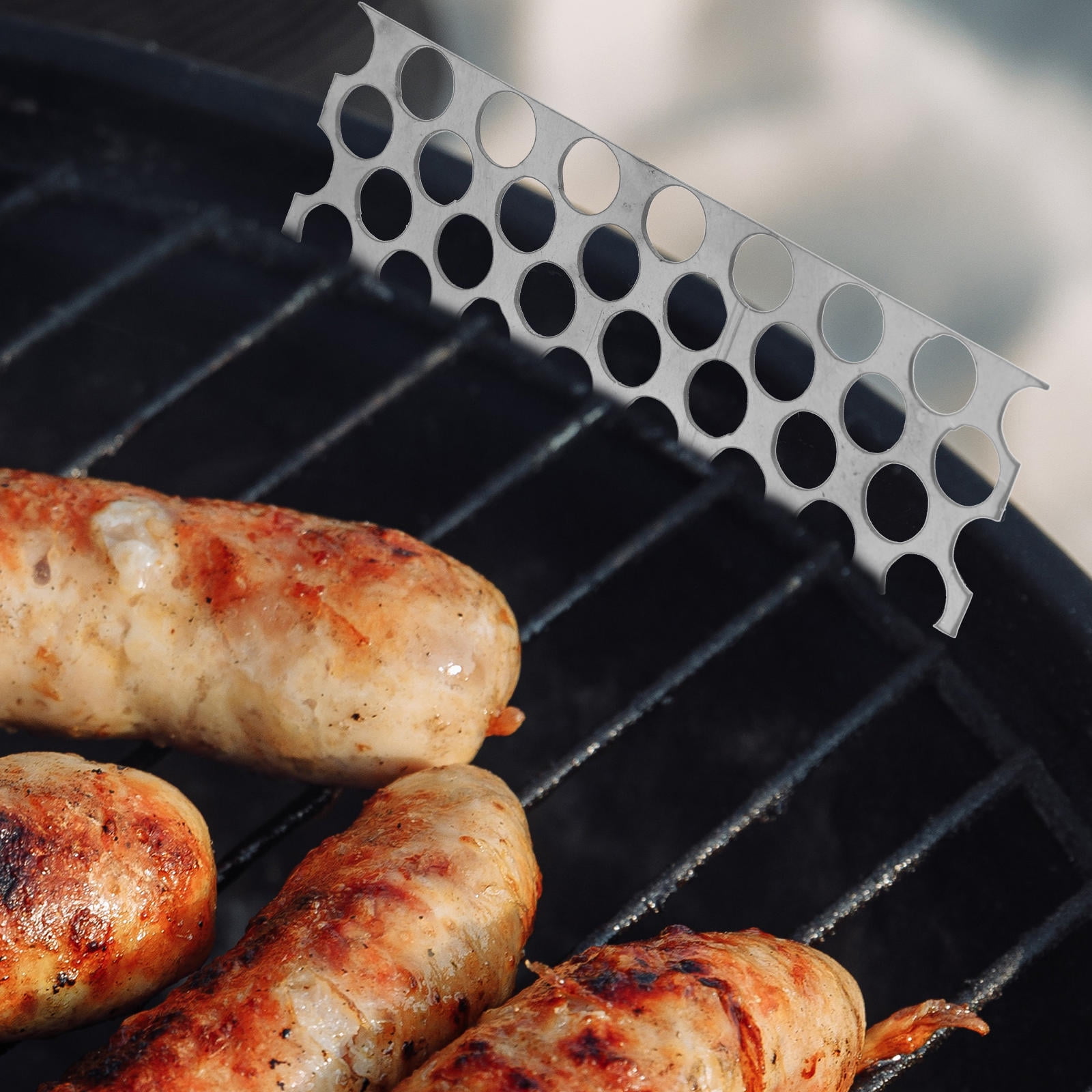 Raindrops Stainless Steel Grill Screen Mesh Grease Trap Pan Chicken ...