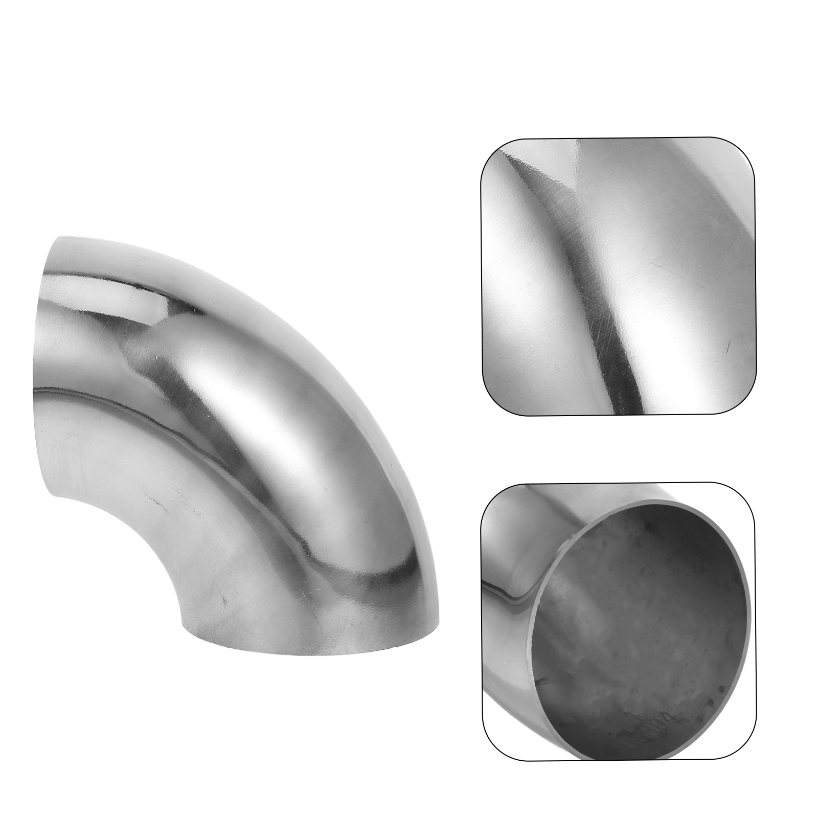 Raindrops Stainless Steel Handrail Elbow Joints for Stairs 90 Degree ...