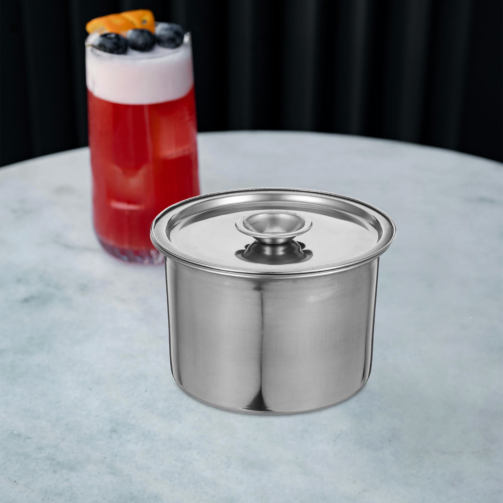 Raindrops Stainless Steel Ice Cream Storage Box Reusable Ice Cream Tub ...