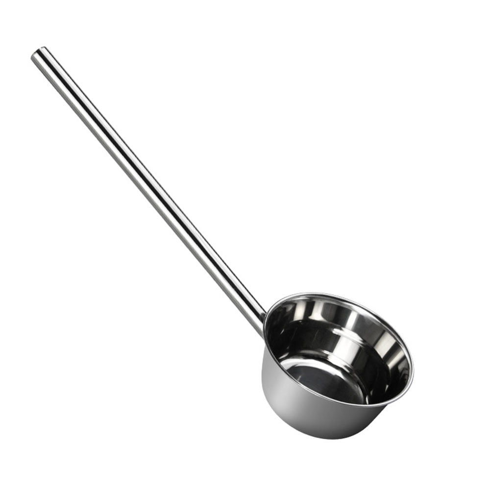 REOFLYUP Large Ladle with Long Handle Stainless Steel Silver 1Pack ...